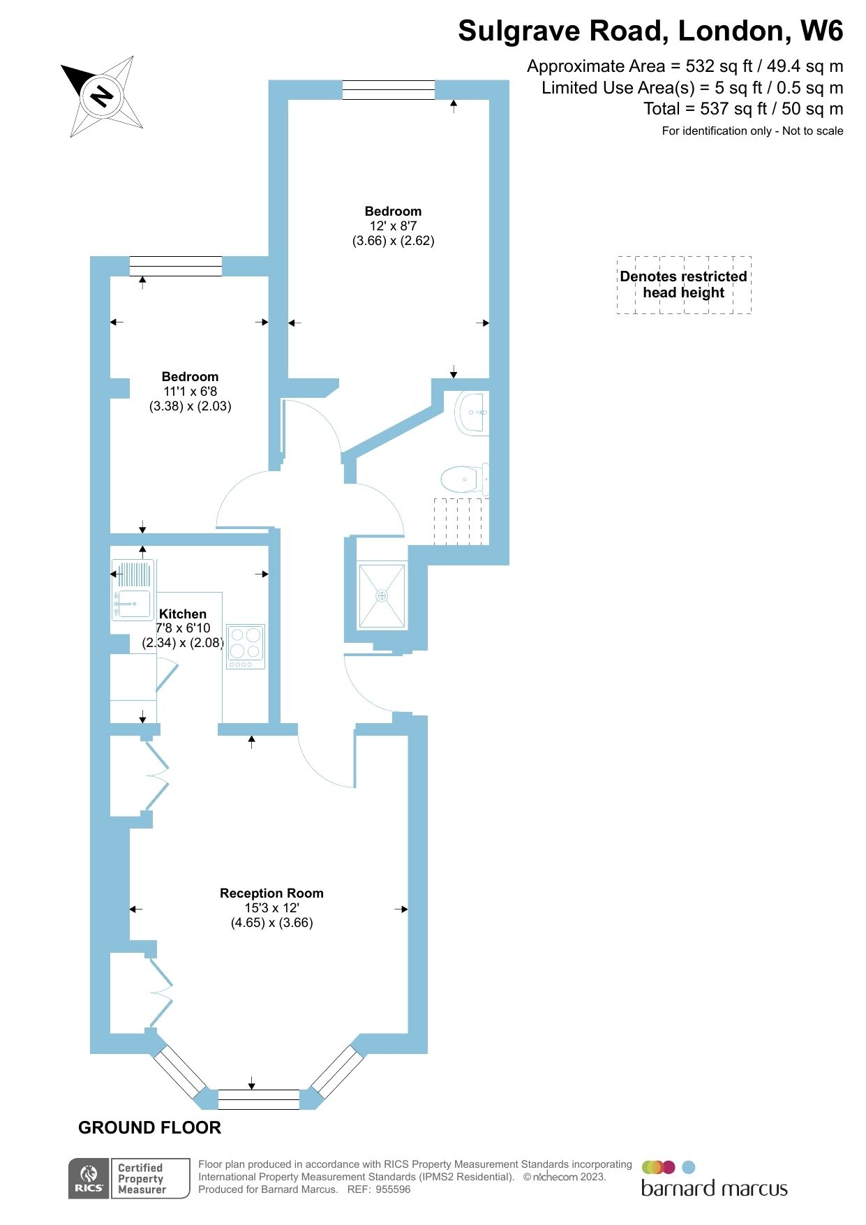 2 bed flat for sale in Sulgrave Road, London W6 - Zoopla