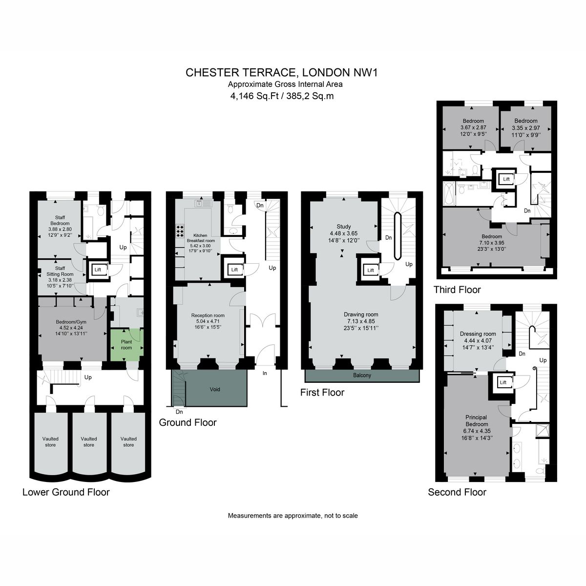 6 bed terraced house for sale in Chester Terrace, London NW1 - Zoopla