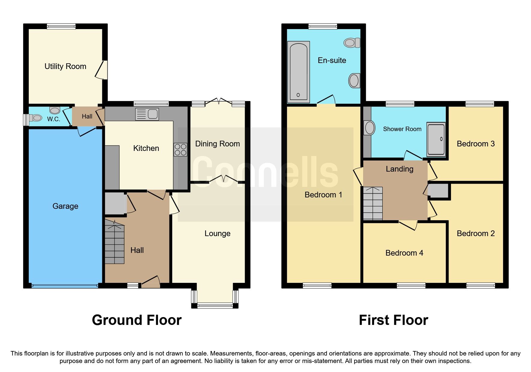 4 bed detached house for sale in Connolly Drive, Rothwell, Kettering ...