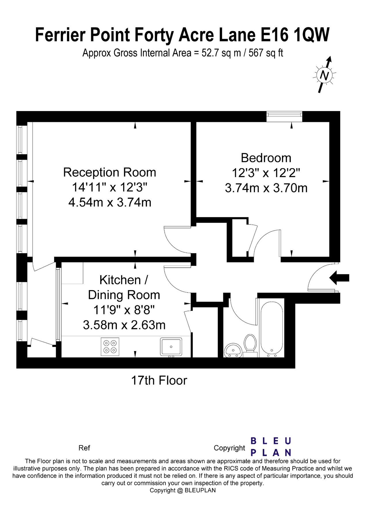 1 bed flat for sale in Forty Acre Lane, London E16 - Zoopla