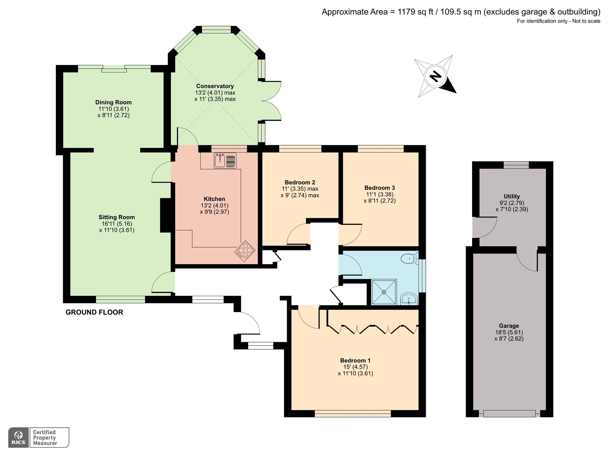3 bed bungalow for sale in Rack End, Standlake, Witney OX29 - Zoopla