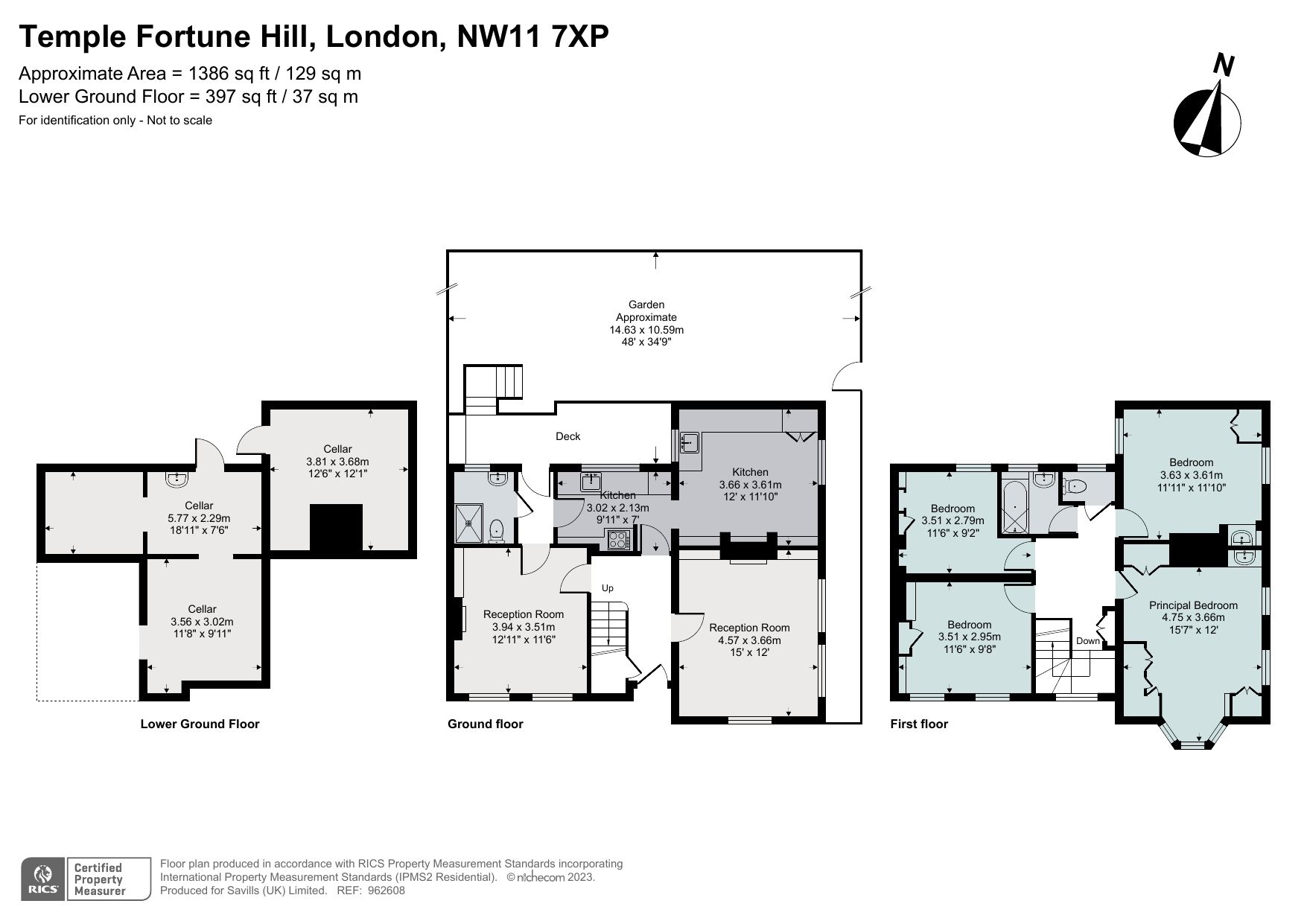 4 bed semi-detached house for sale in Temple Fortune Hill, London NW11 ...