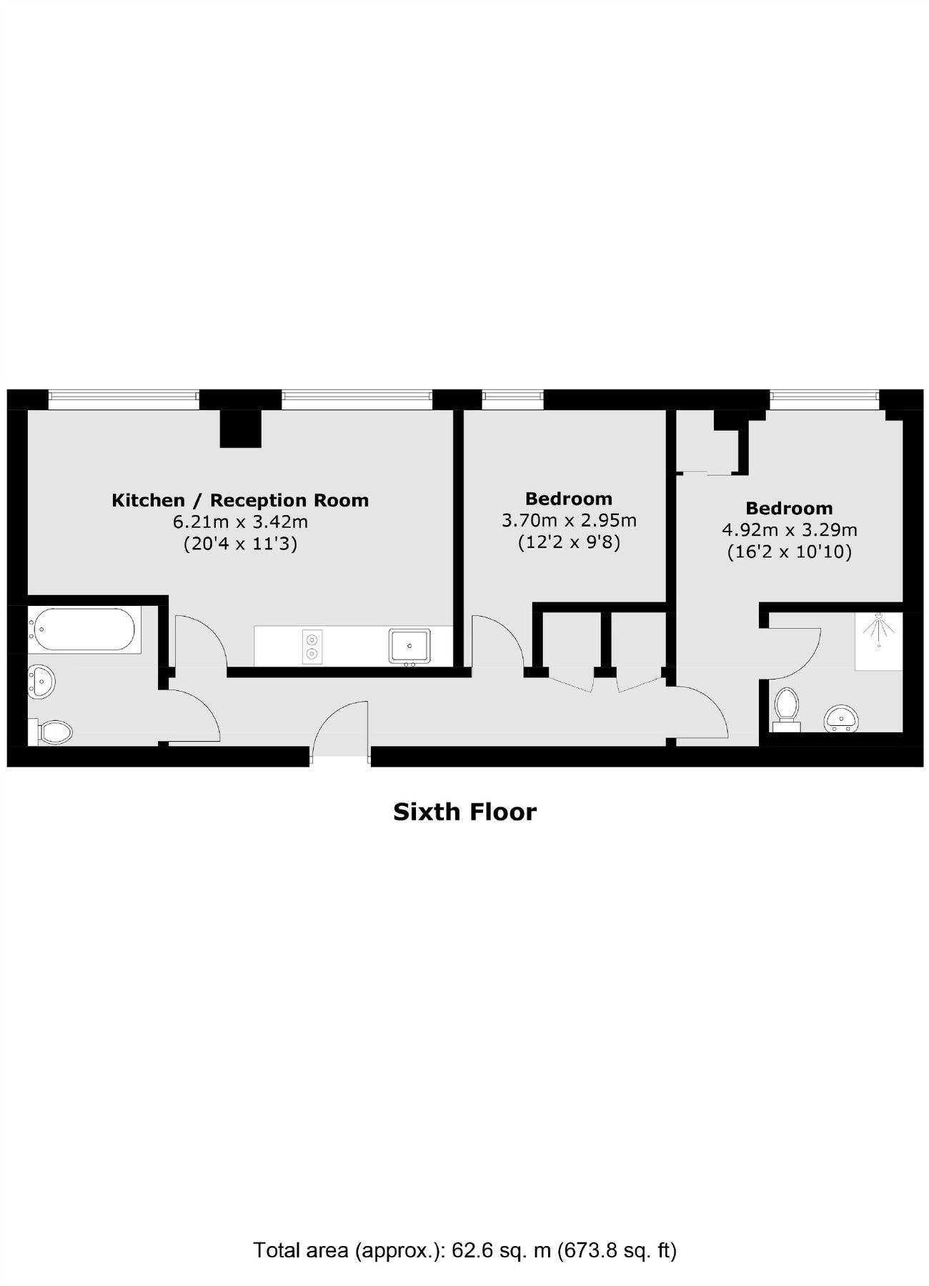 2 bed flat to rent in Lamb's Passage, London EC1Y - Zoopla