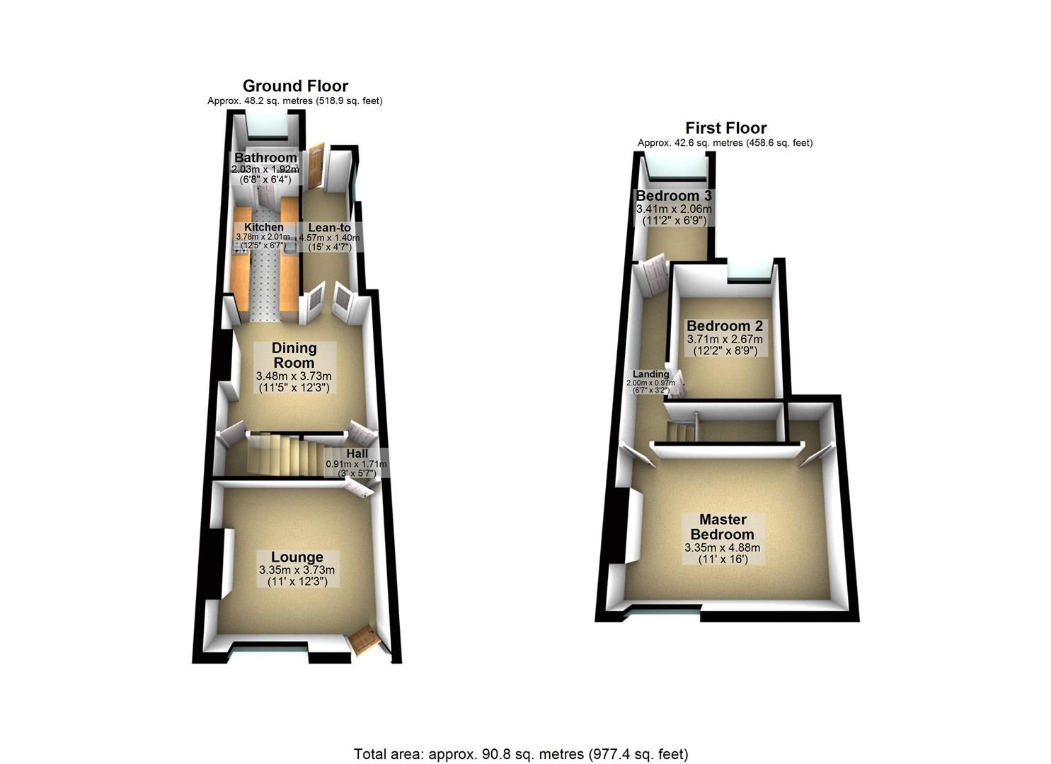 3 bed terraced house for sale in Silver Street, Peterborough PE2 - Zoopla