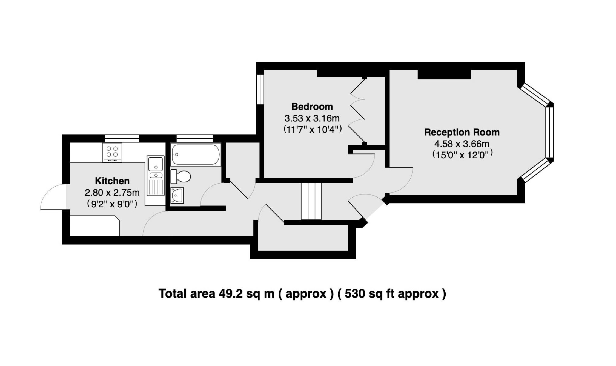1 bed flat for sale in Sulgrave Road, London W6 - Zoopla