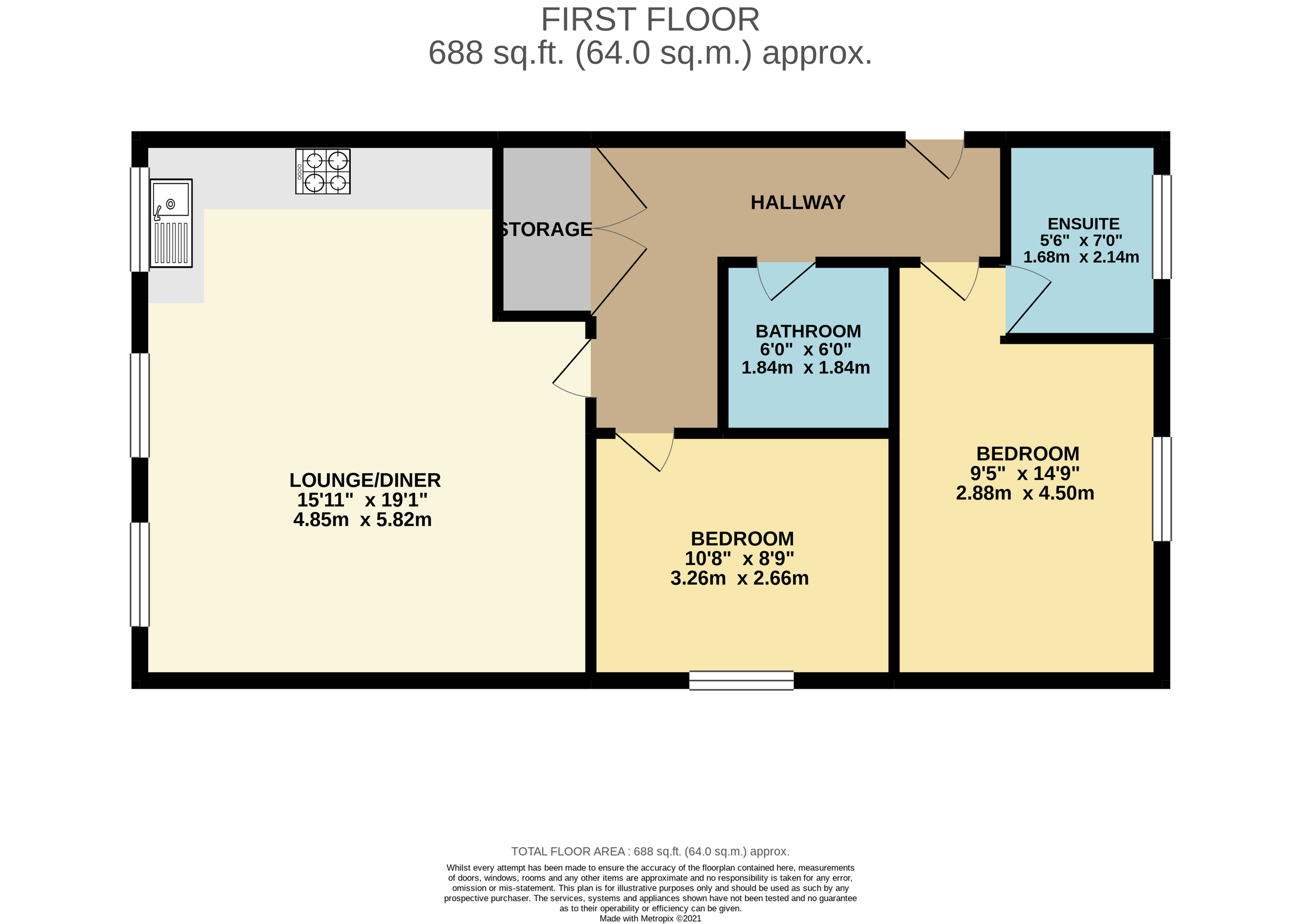 2 bed flat for sale in Fletcher Court, Radcliffe, Manchester, Greater ...