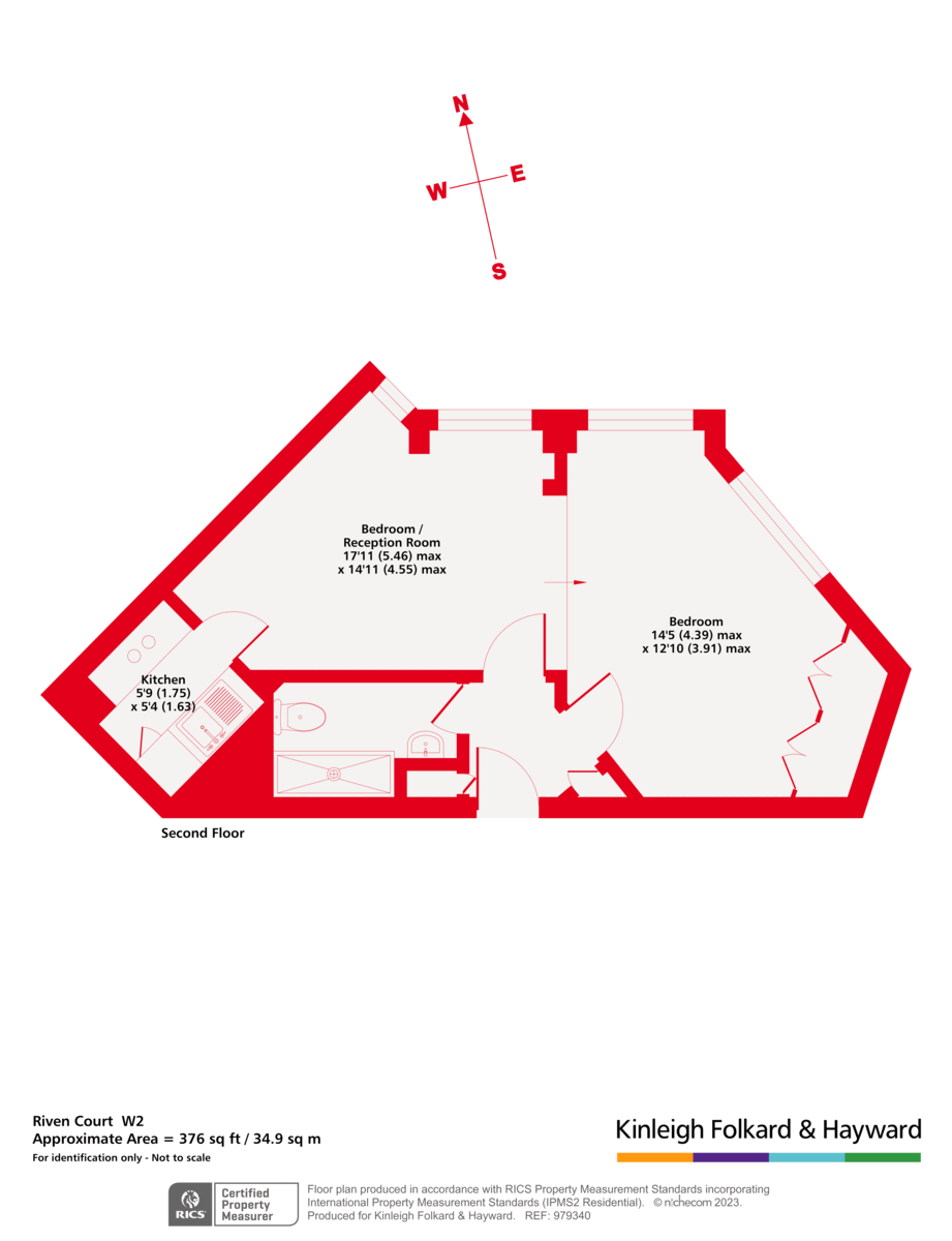 1 bed flat to rent in Inverness Terrace, London W2 - Zoopla
