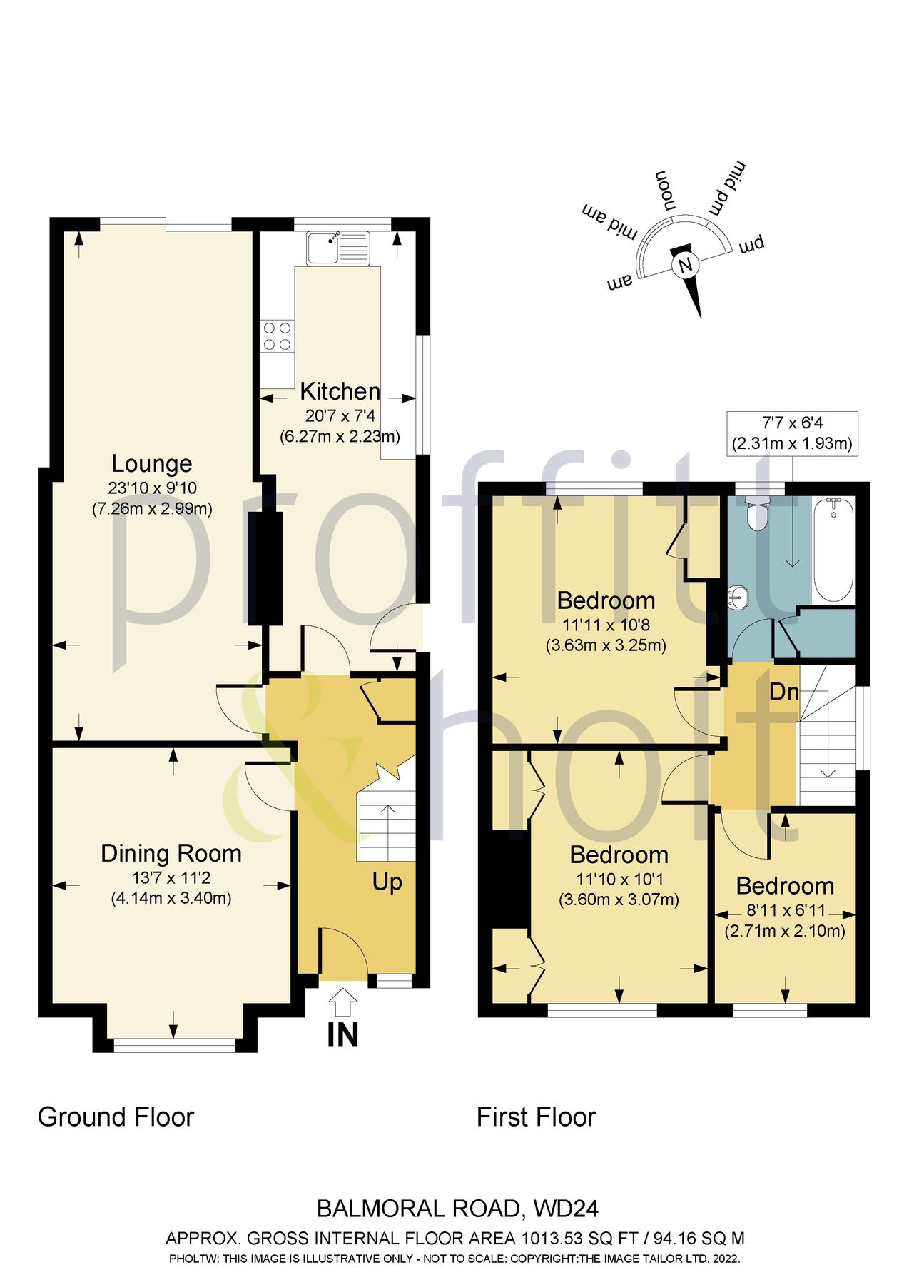3 bed semi-detached house for sale in Balmoral Road, Watford WD24 - Zoopla