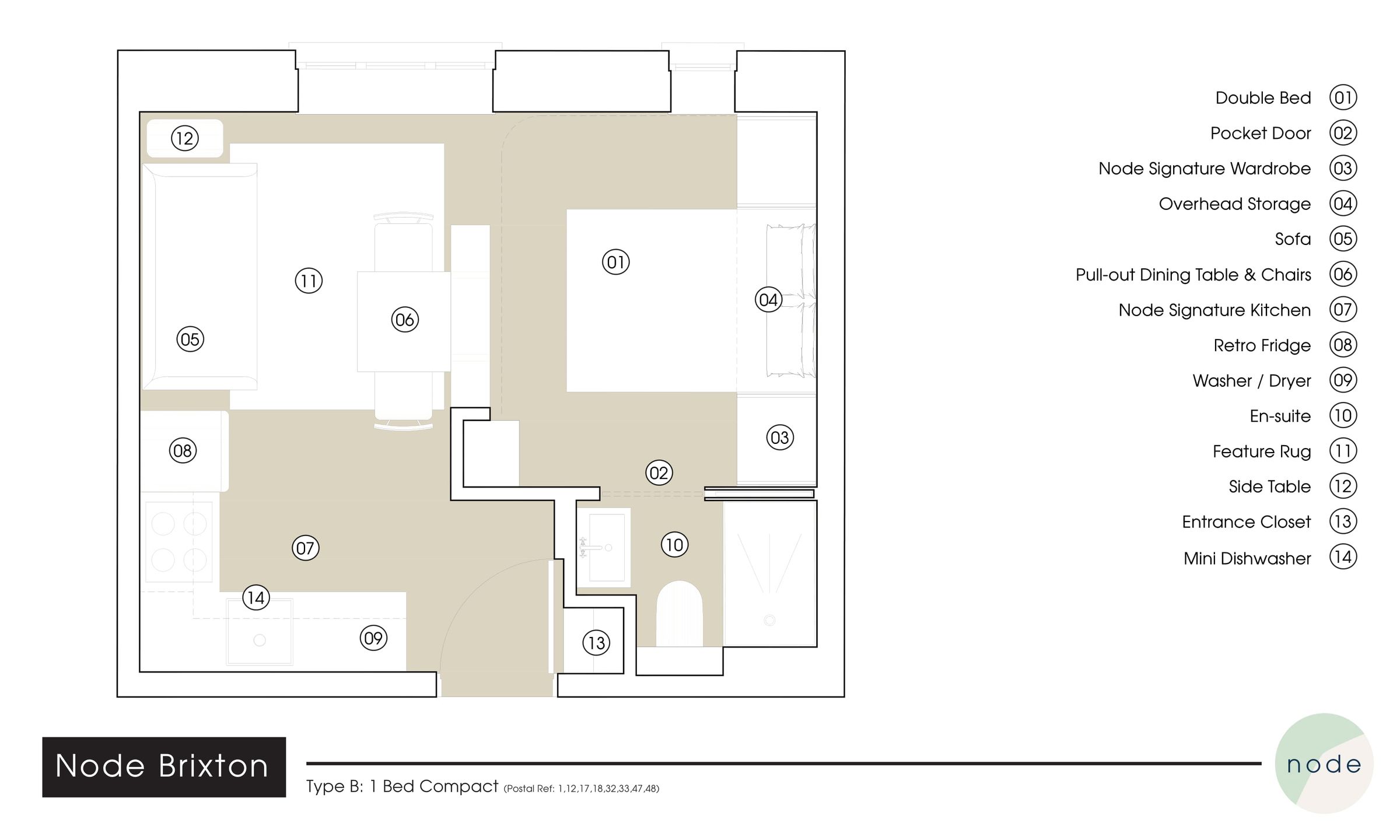 Studio to rent in Node Brixton, Shakespeare Road, London SE24 - Zoopla