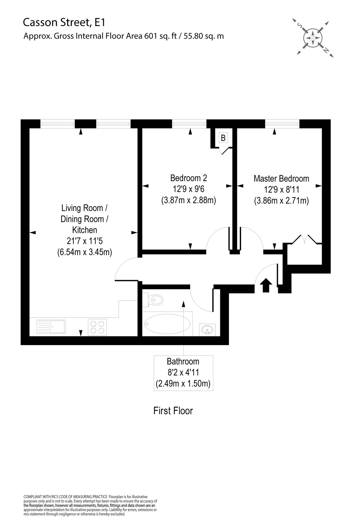 2 bed flat for sale in Casson Street, London E1 - Zoopla