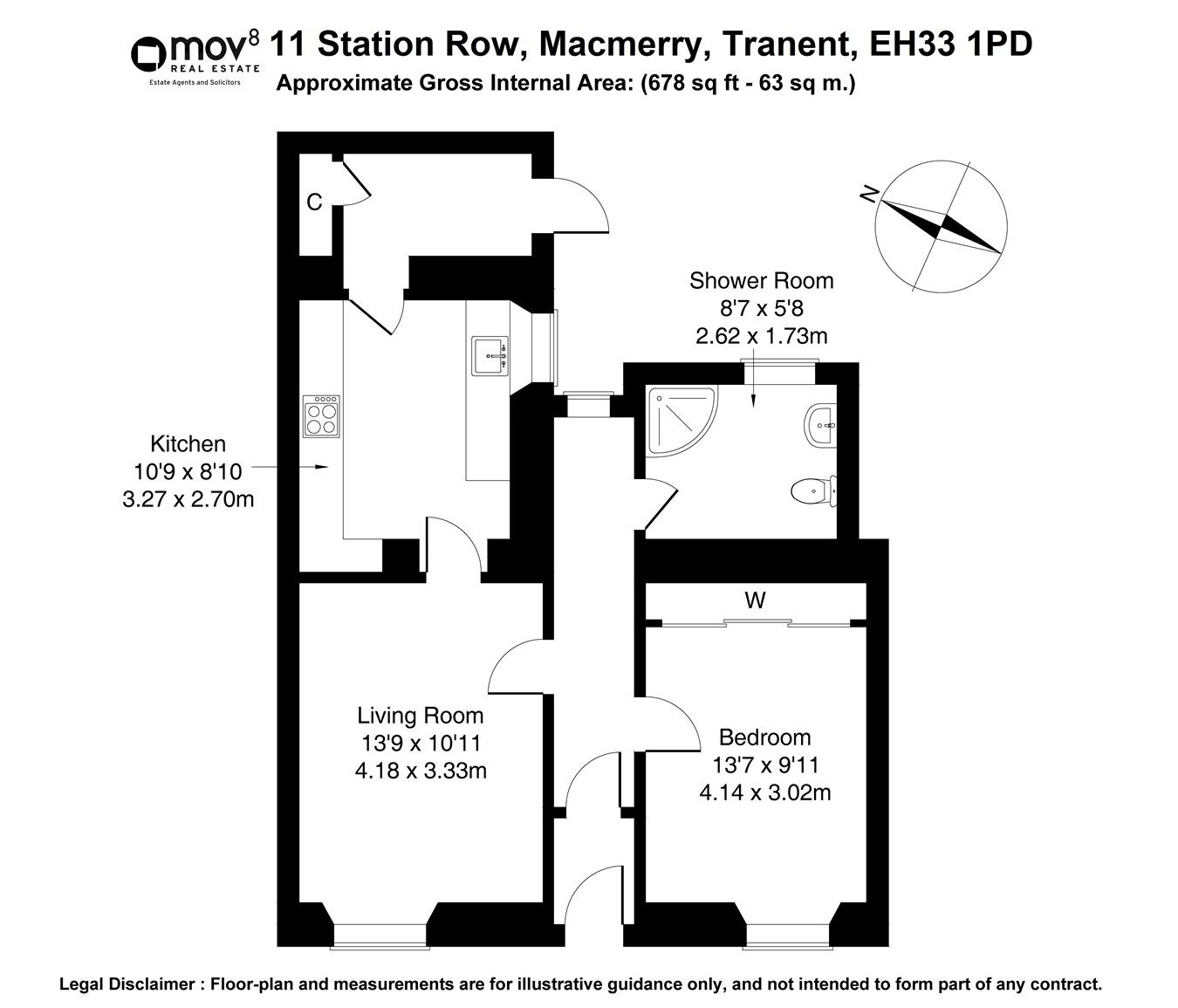1 bed bungalow for sale in Station Row, Macmerry, Tranent EH33 - Zoopla