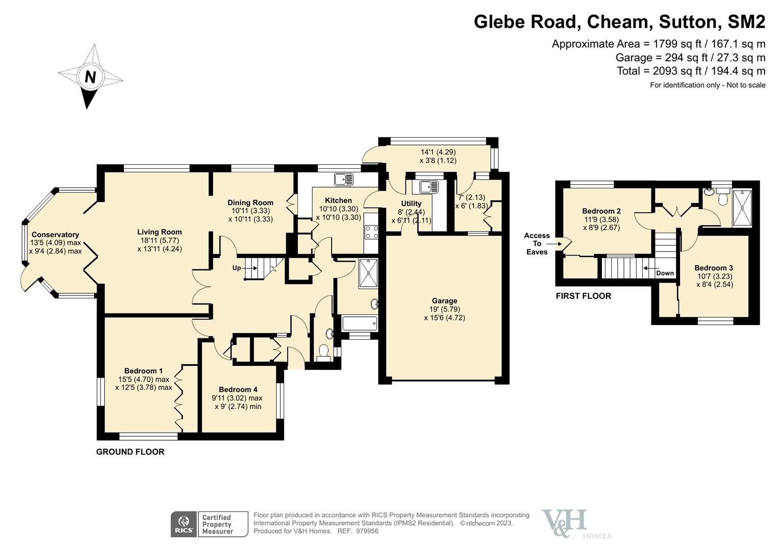 4 bed detached bungalow for sale in Glebe Road, Cheam, Sutton SM2 - Zoopla