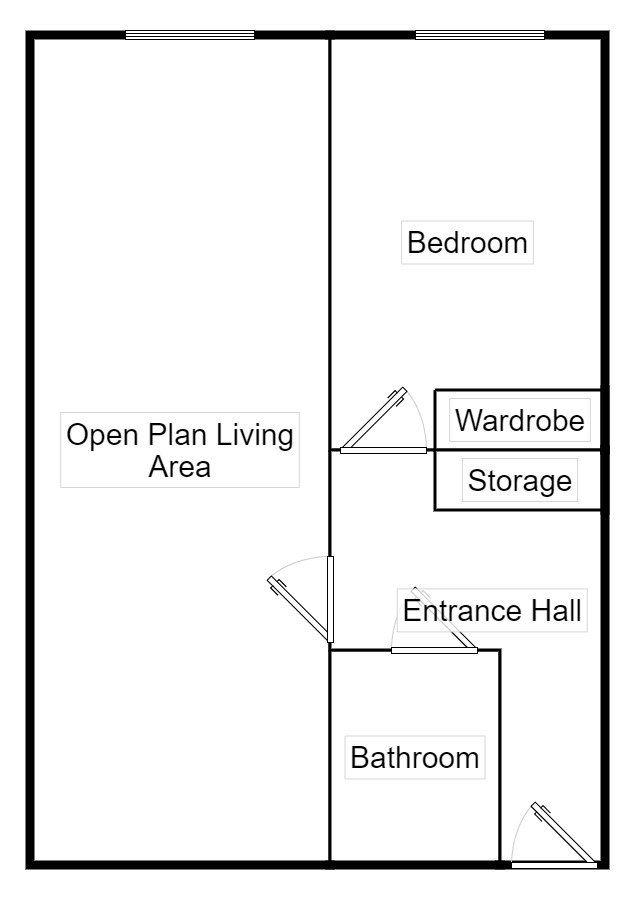 1 bed detached house for sale in Theatre House, 397 Langworthy Road ...