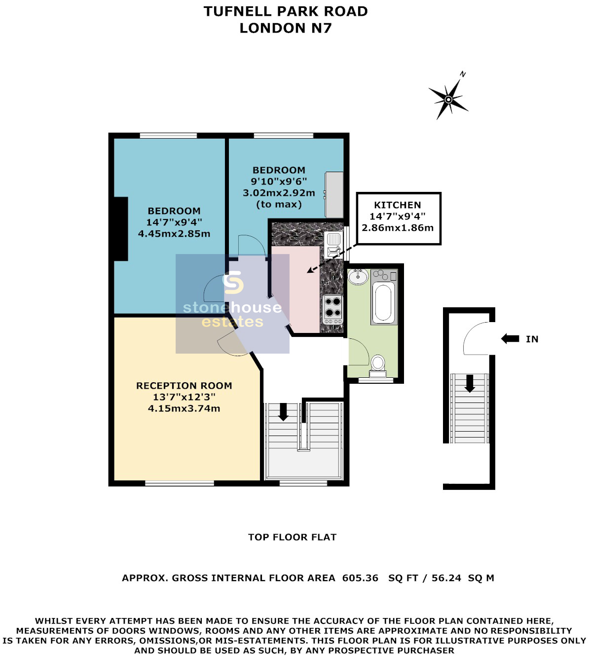 2 bed flat for sale in Tufnell Park Road, London N7 - Zoopla