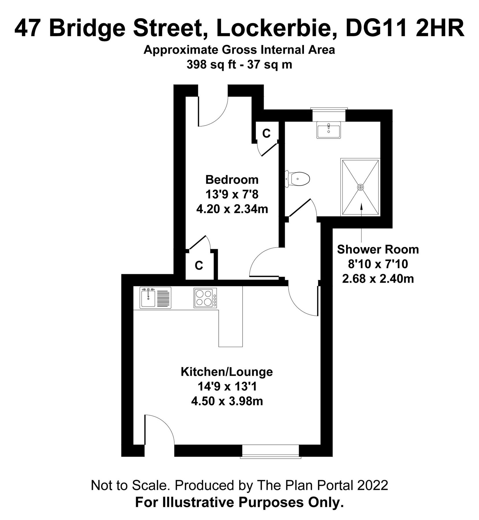 1 bed flat for sale in Bridge Street, Lockerbie DG11 - Zoopla