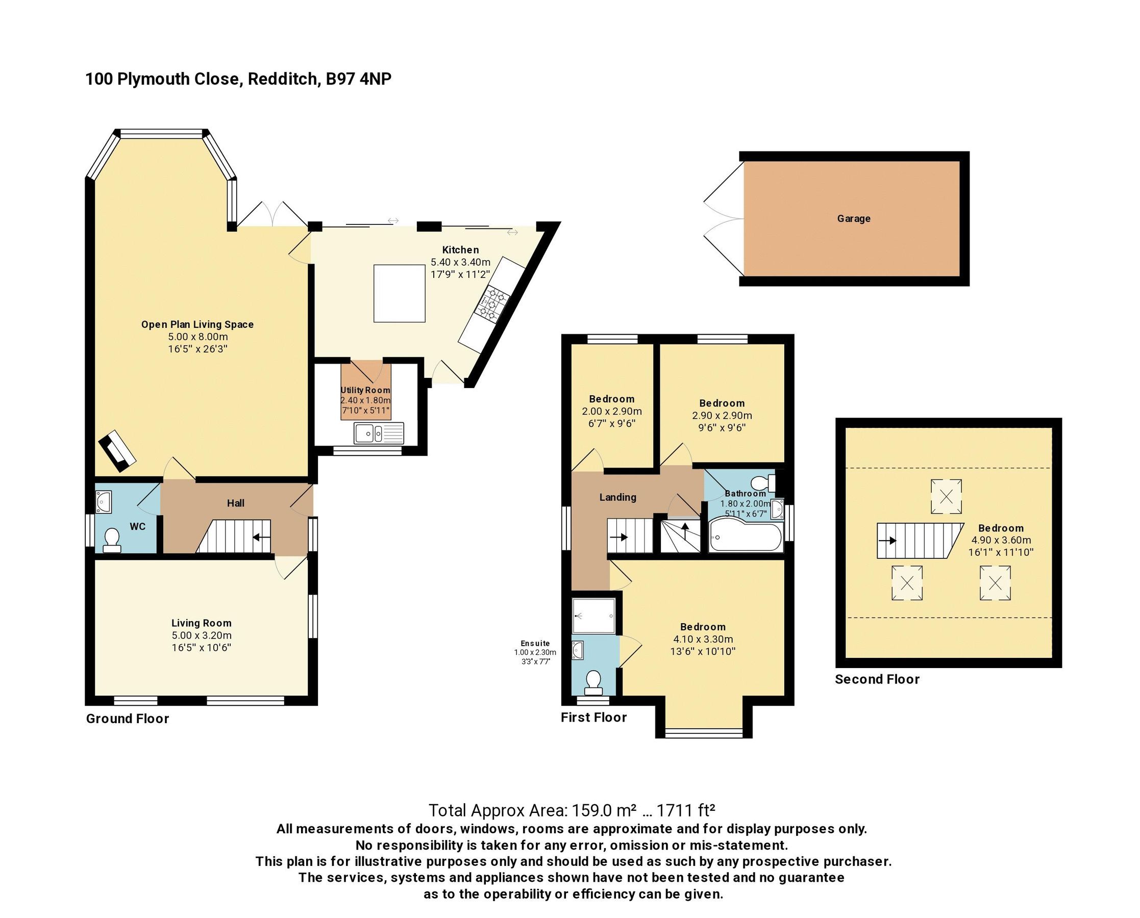 3 bed detached house for sale in Plymouth Close, Headless Cross ...