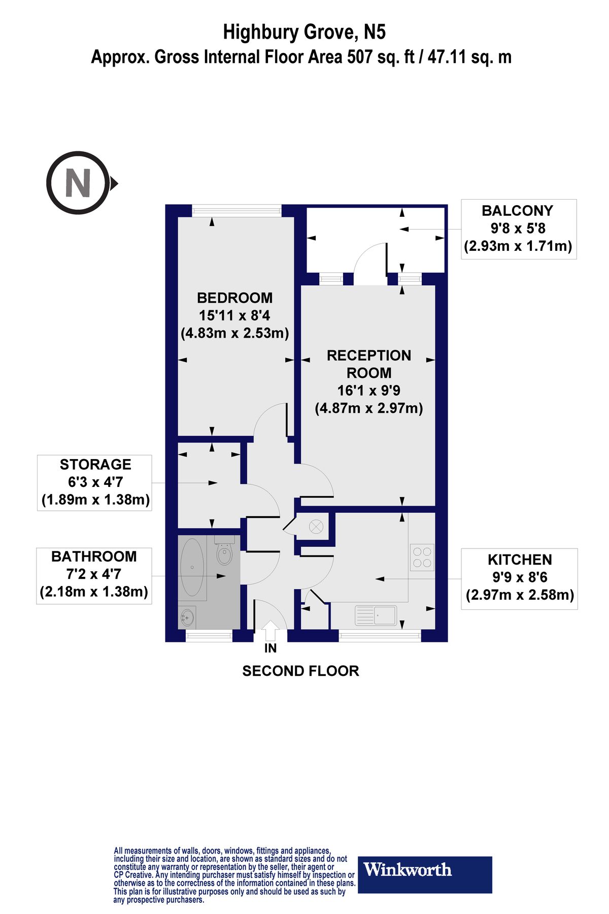 1 bed flat for sale in Highbury Grove, London N5 - Zoopla