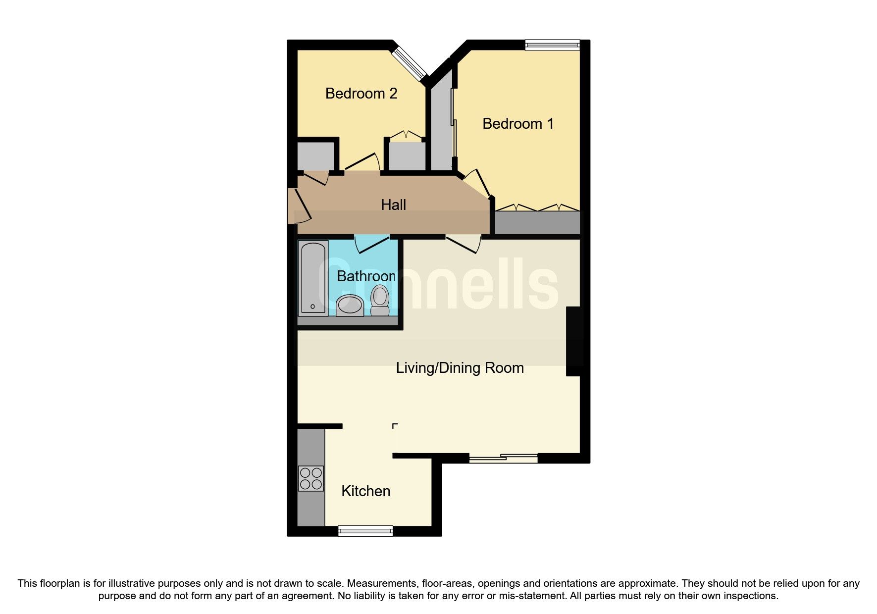 2 bed flat for sale in Vespasian Road, Southampton SO18 - Zoopla
