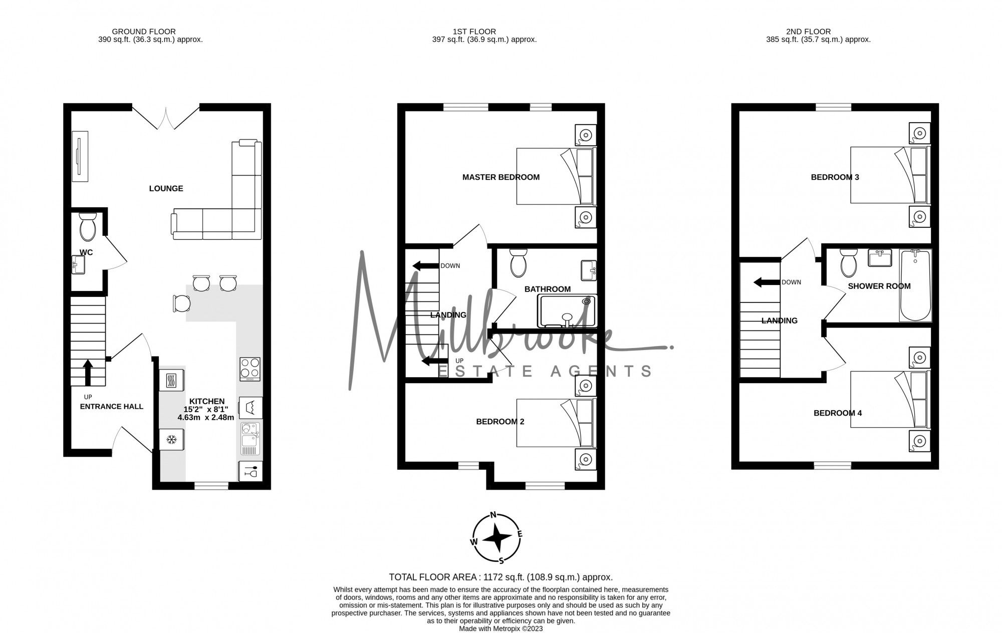 4 bed town house for sale in Plot 5 - Bridgewater View, Chaddock Lane ...
