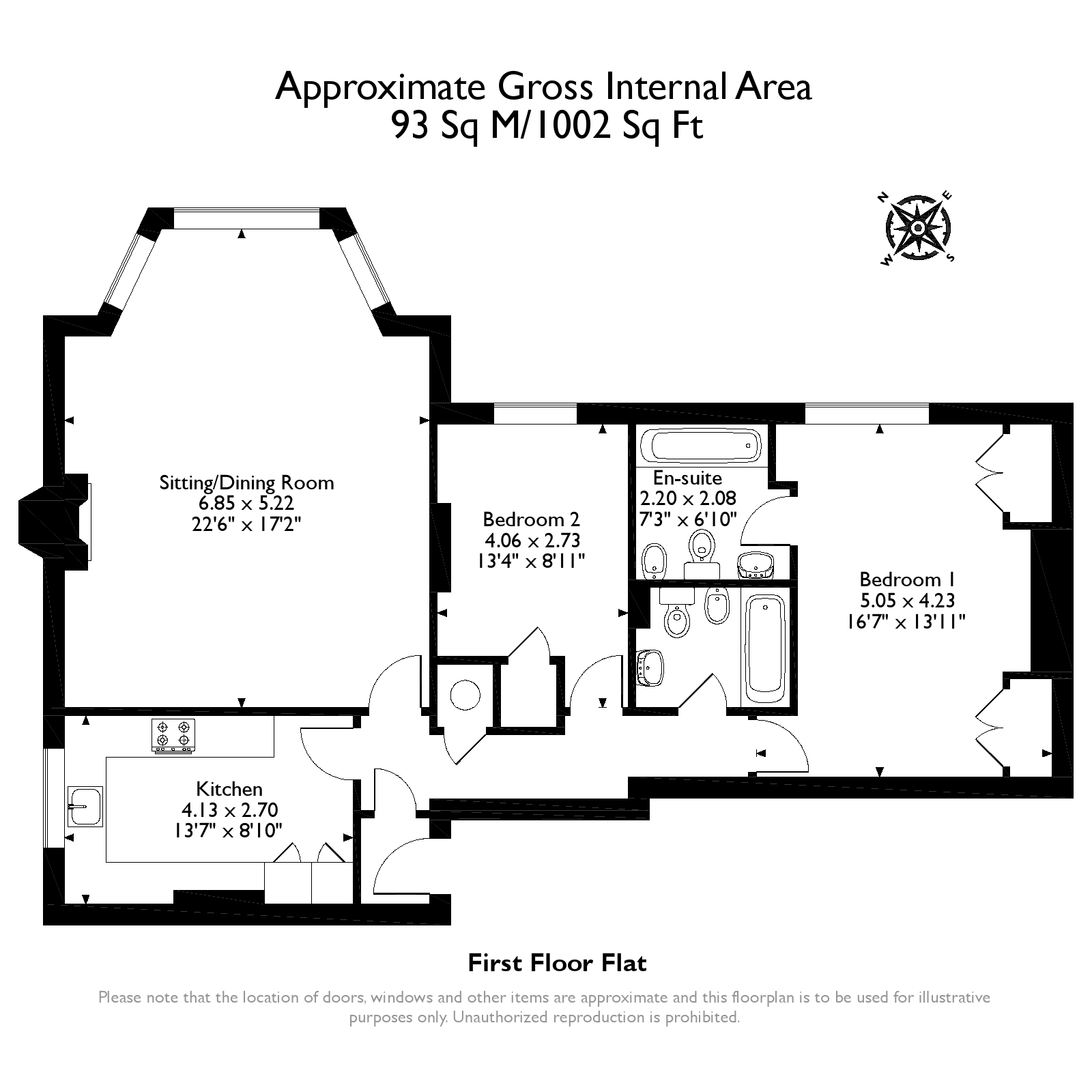 2 bed flat for sale in Merrow Grange, Horseshoe Lane East, Guildford ...