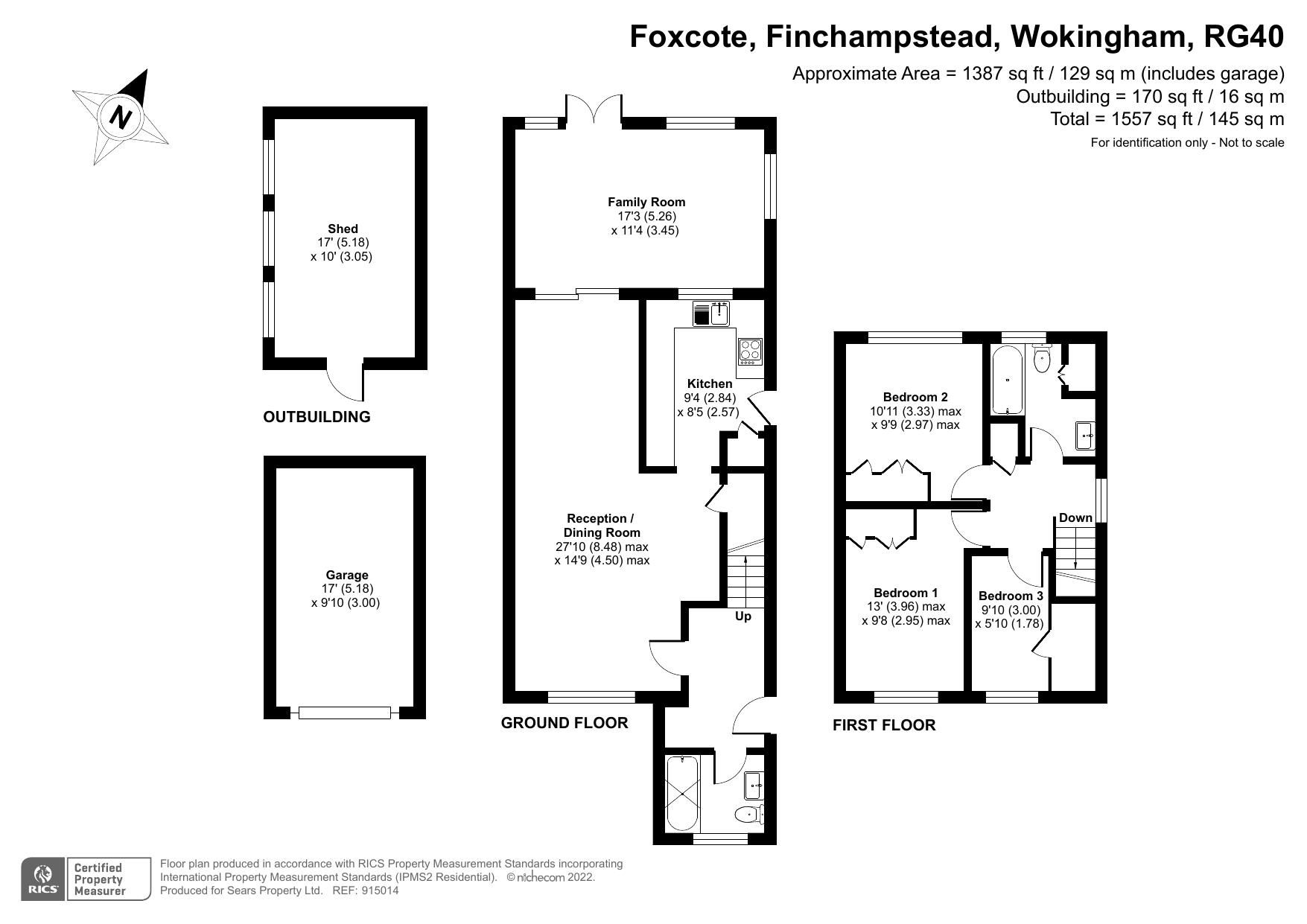 3 bed semi-detached house for sale in Foxcote, Finchampstead RG40 - Zoopla