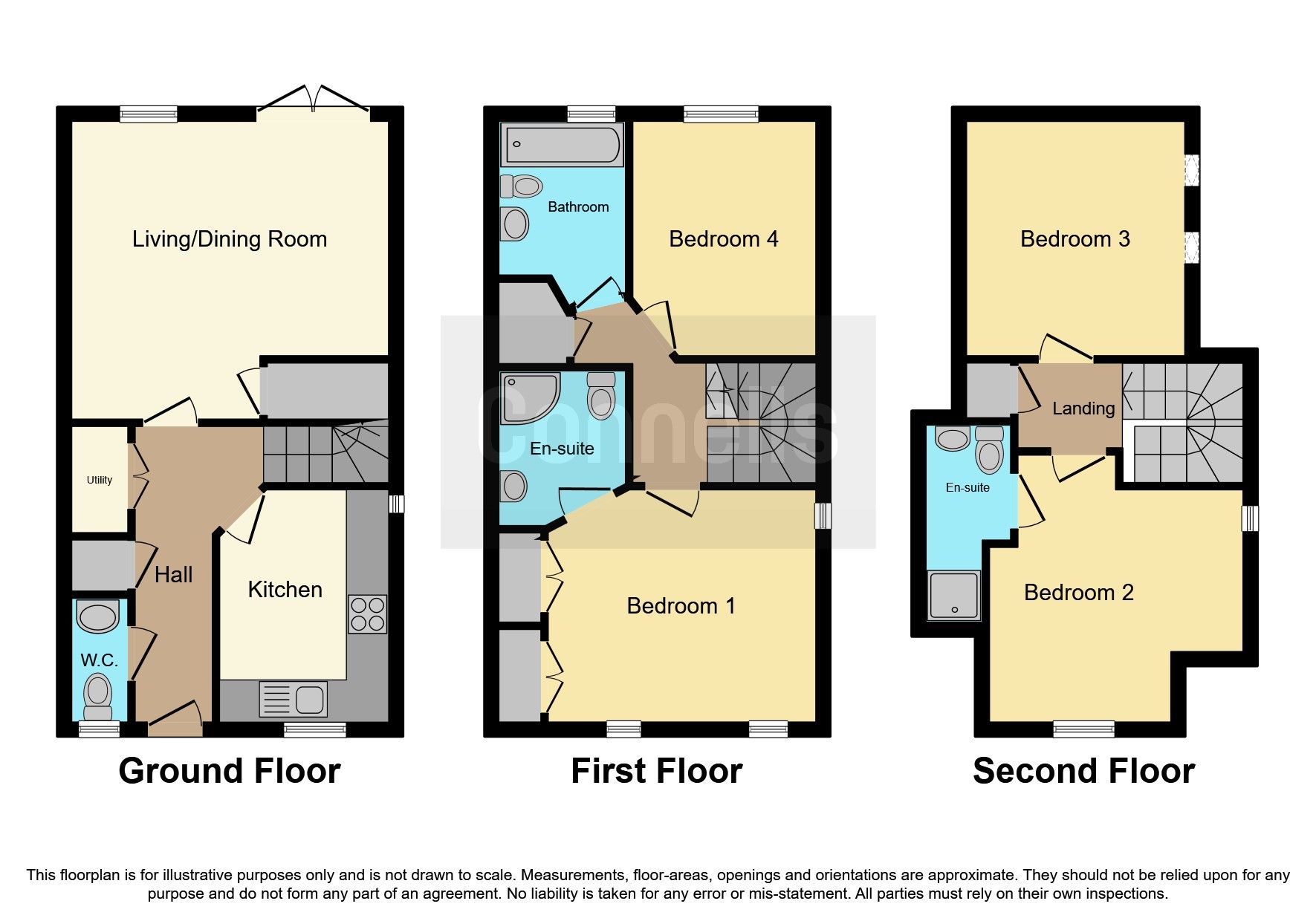 4 Bed End Terrace House For Sale In Broomfield Bells Yew Green