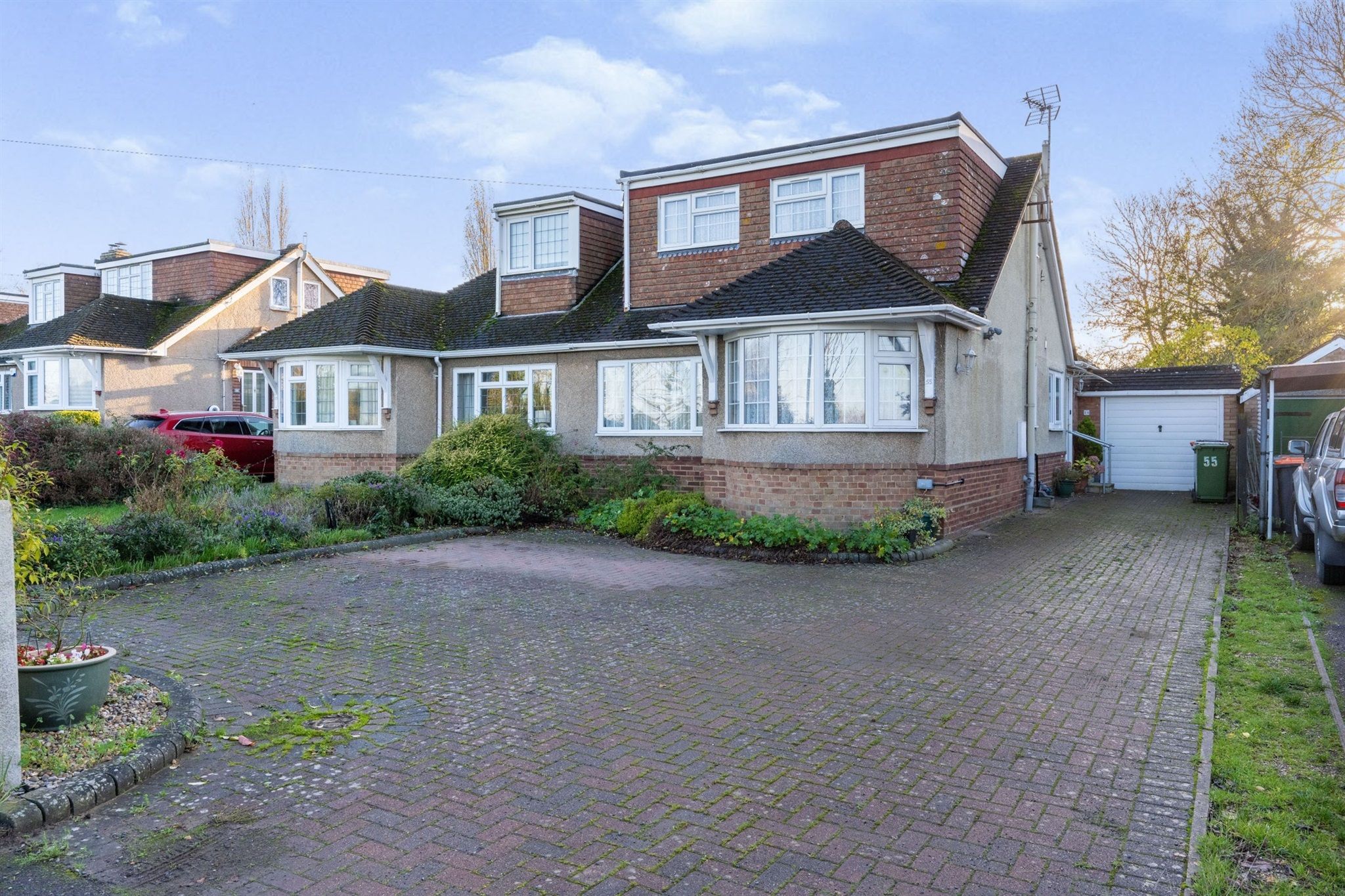 2 Bed Semi Detached Bungalow For Sale In Harlington Road Sharpenhoe