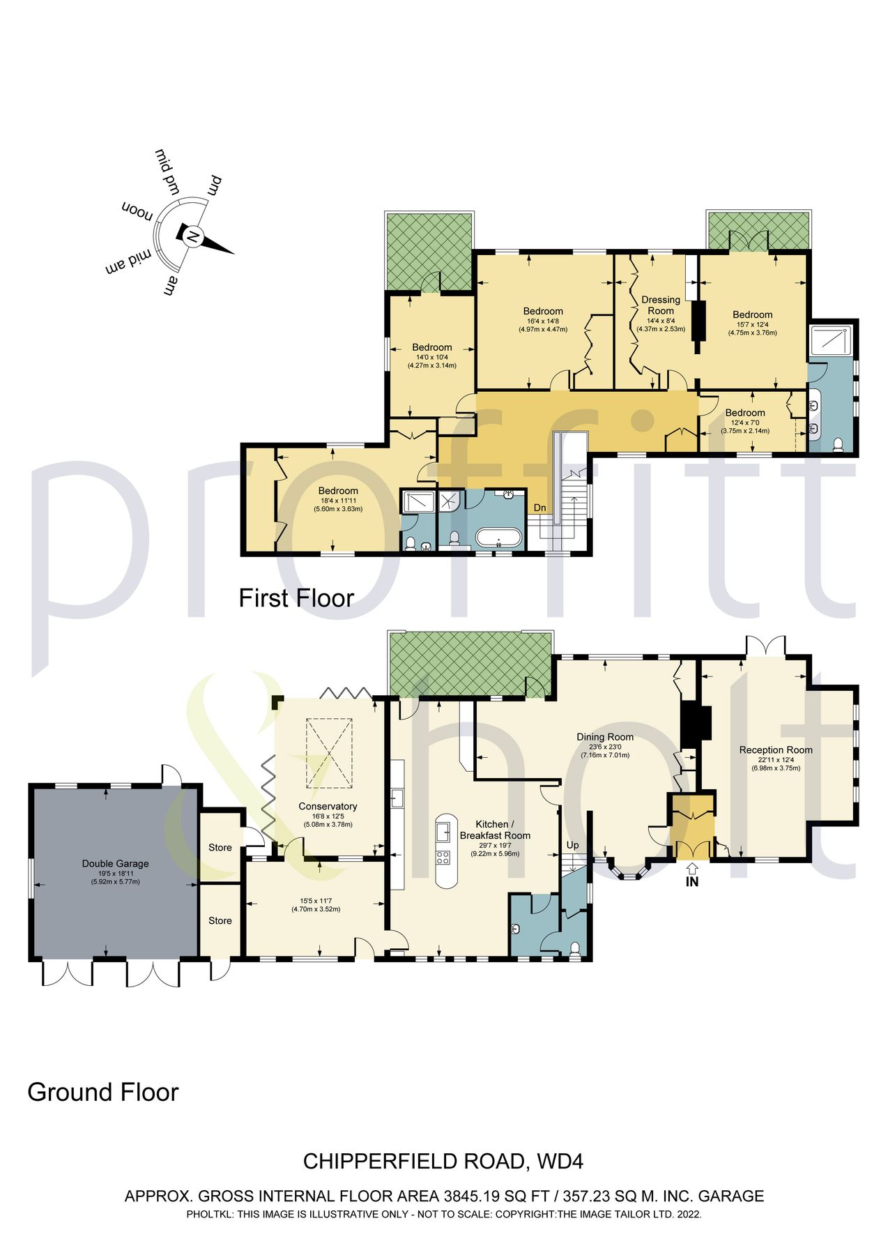 5 bed detached house to rent in Chipperfield Road, Kings Langley WD4 ...