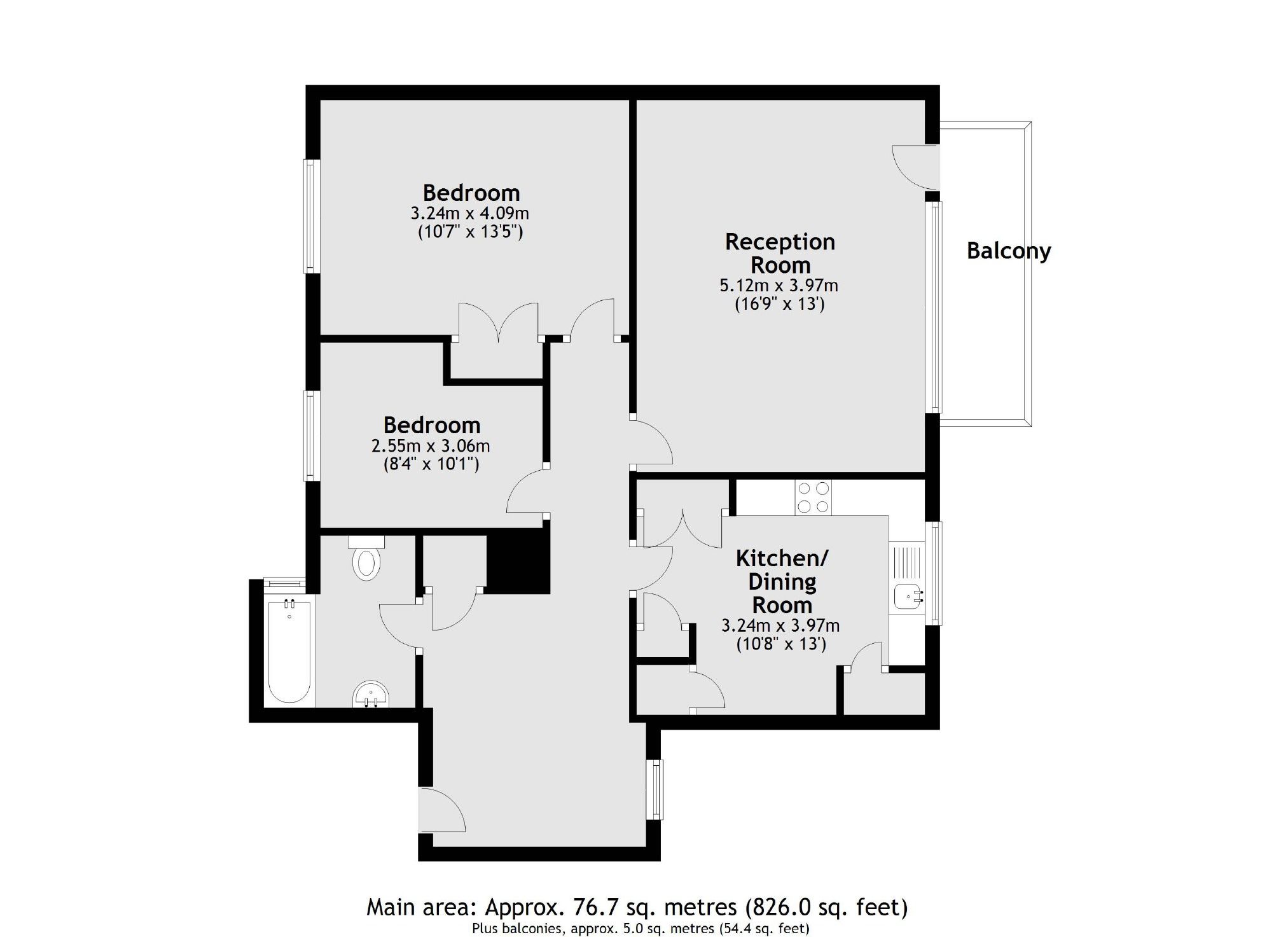2 bed flat for sale in Anglesea Road, Kingston Upon Thames KT1 - Zoopla