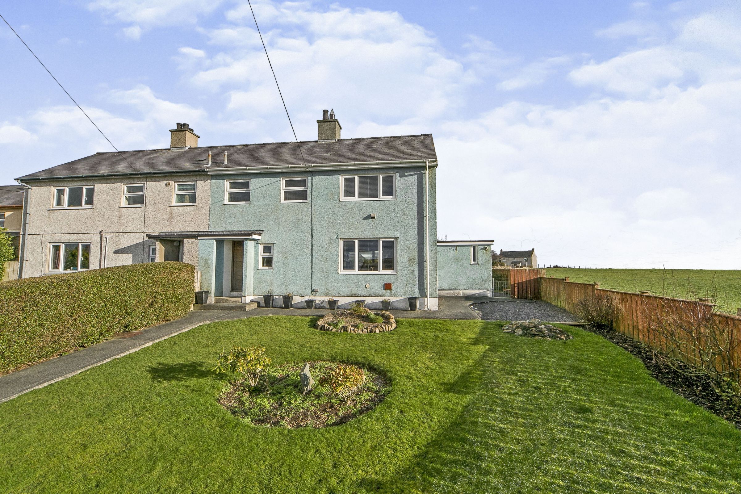 3 bed semi-detached house for sale in Lon Coedana, Llannerch-Y-Medd ...