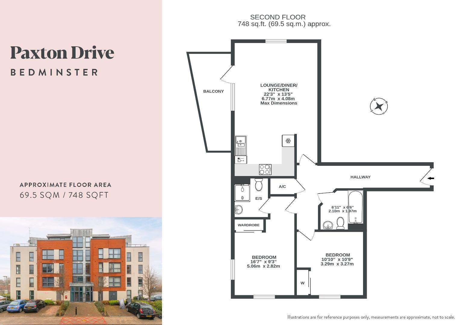 2 bed flat for sale in Paxton Drive, Bristol BS3 - Zoopla
