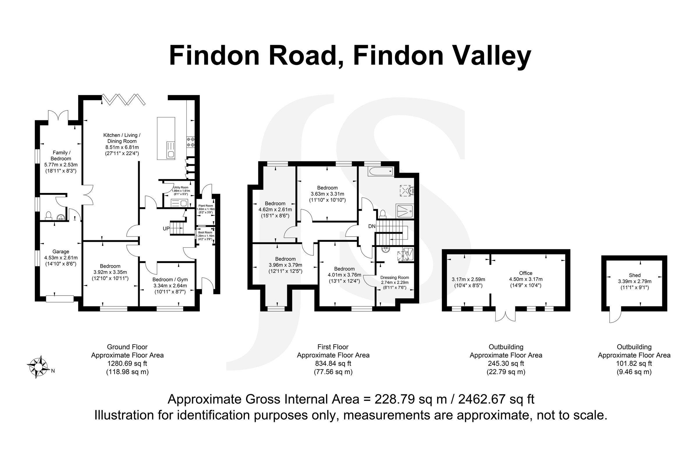 6 bed detached house for sale in Findon Road, Findon Valley, Worthing ...