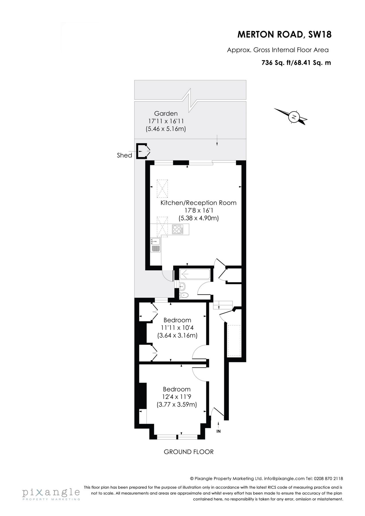2 bed flat to rent in Merton Road, Southfields SW18 - Zoopla