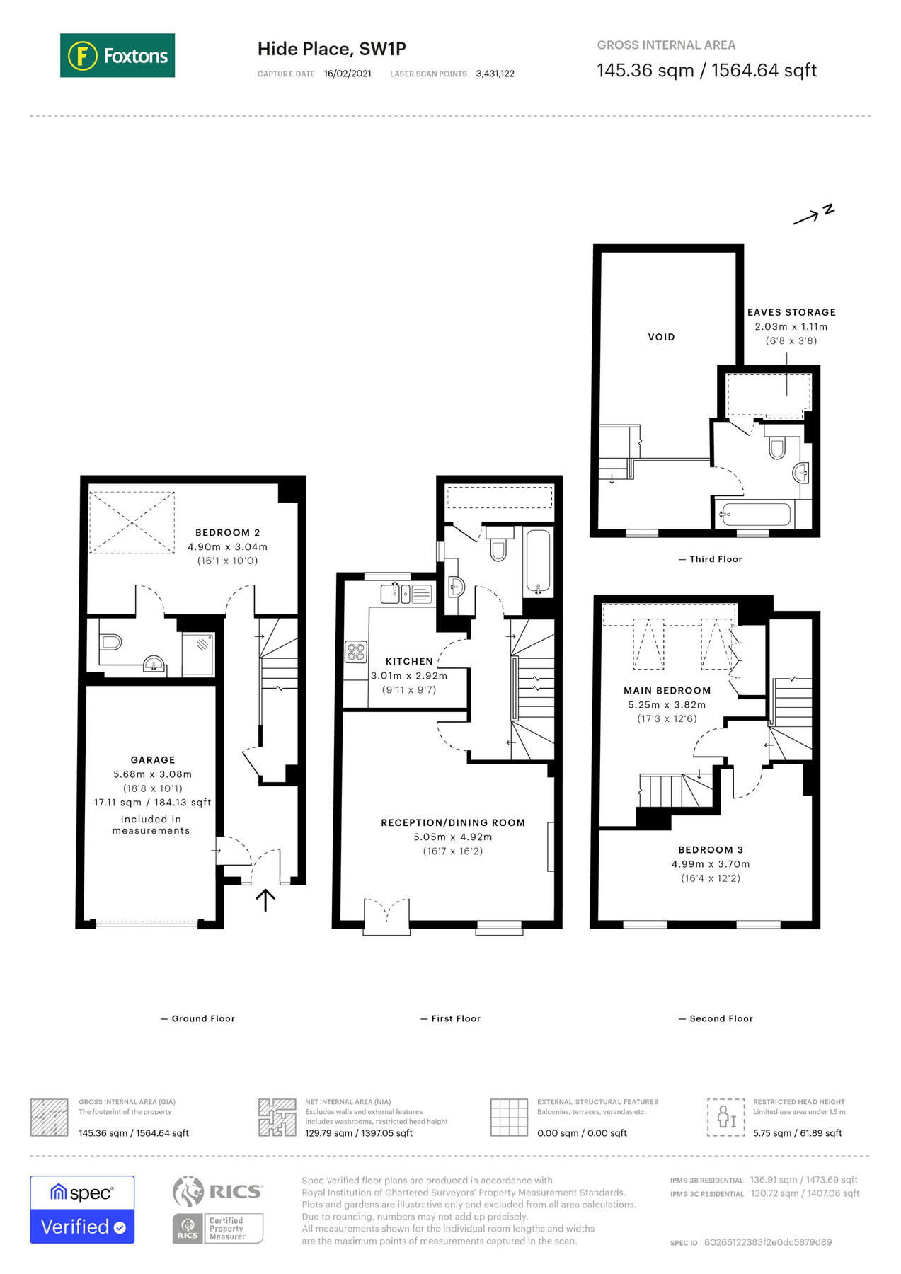 3 bed terraced house to rent in Hide Place, Westminster, London SW1P ...