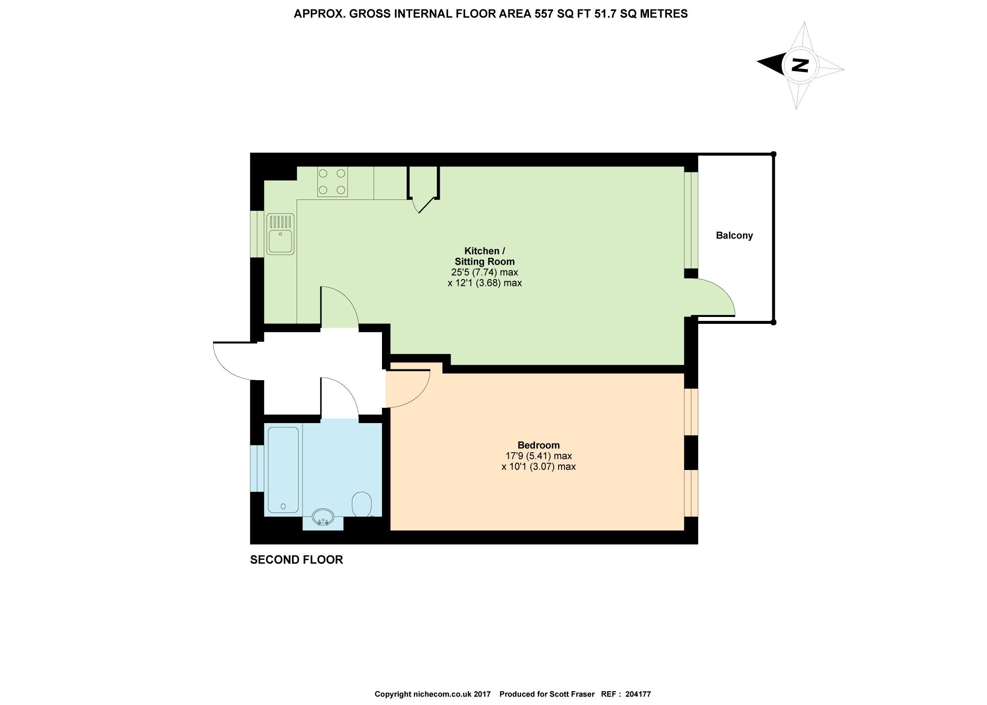 1 bed flat to rent in Dora Carr Close, Headington, Oxford OX3 - Zoopla