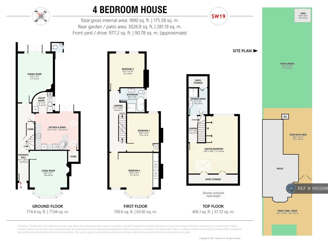 4 bed semi-detached house to rent in Merton Hall Road, London SW19 - Zoopla
