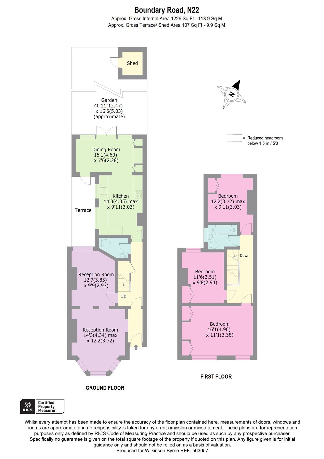 3 bed terraced house for sale in Boundary Road, London N22 - Zoopla