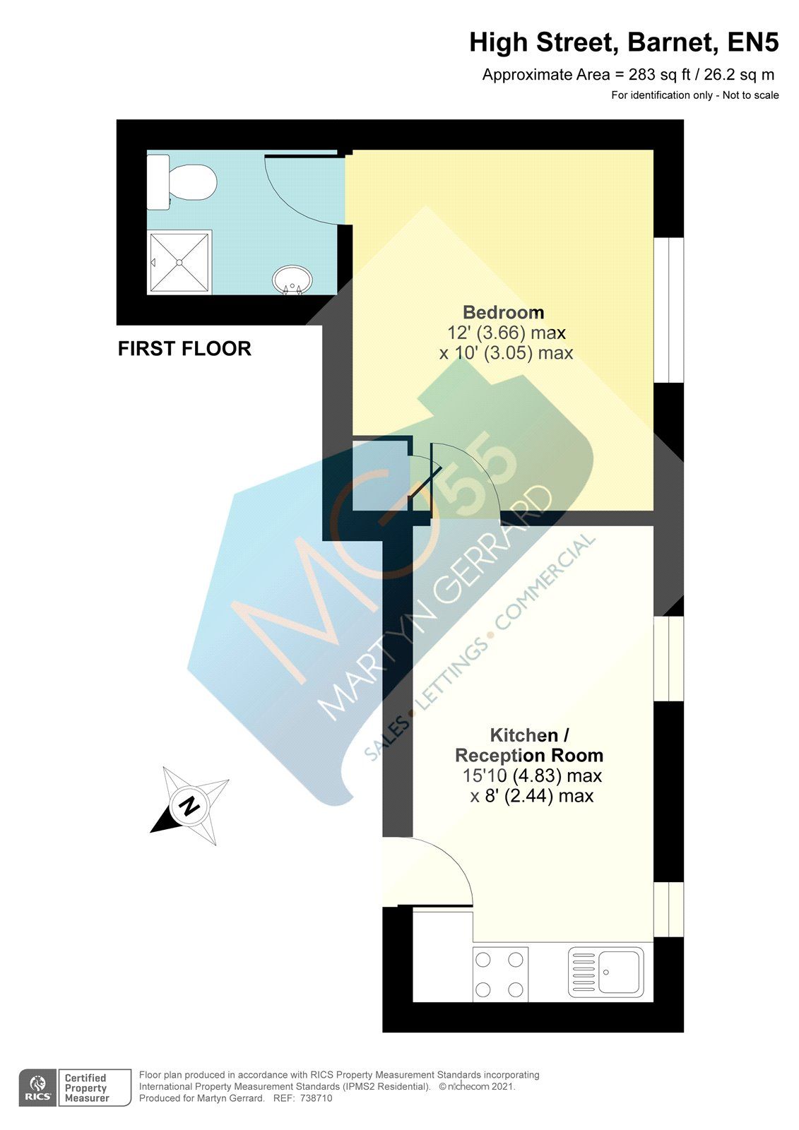 1 bed flat to rent in High Street, High Barnet, Hertfordshire EN5 - Zoopla