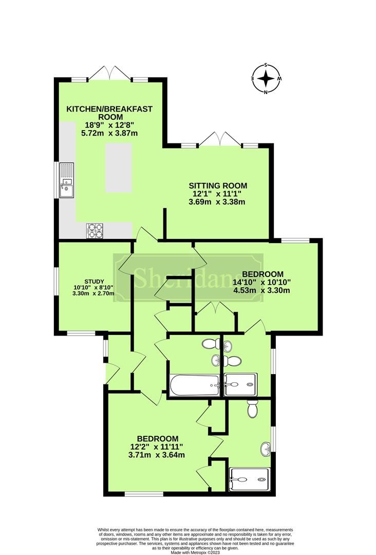 3 bed detached bungalow for sale in Hargrave Road, Chevington, Bury St ...
