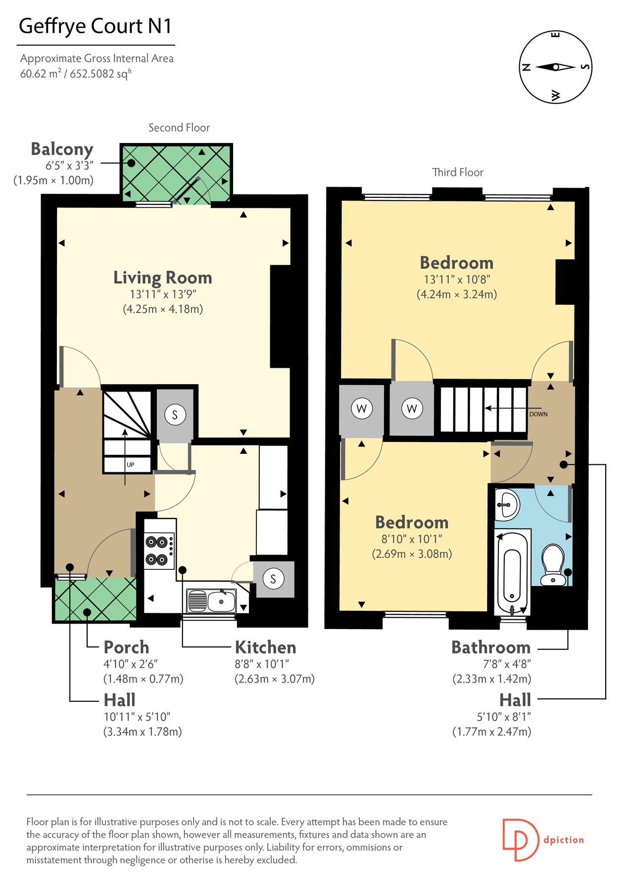 2 bed flat for sale in Geffrye Court, Geffrye Estate, London N1 - Zoopla