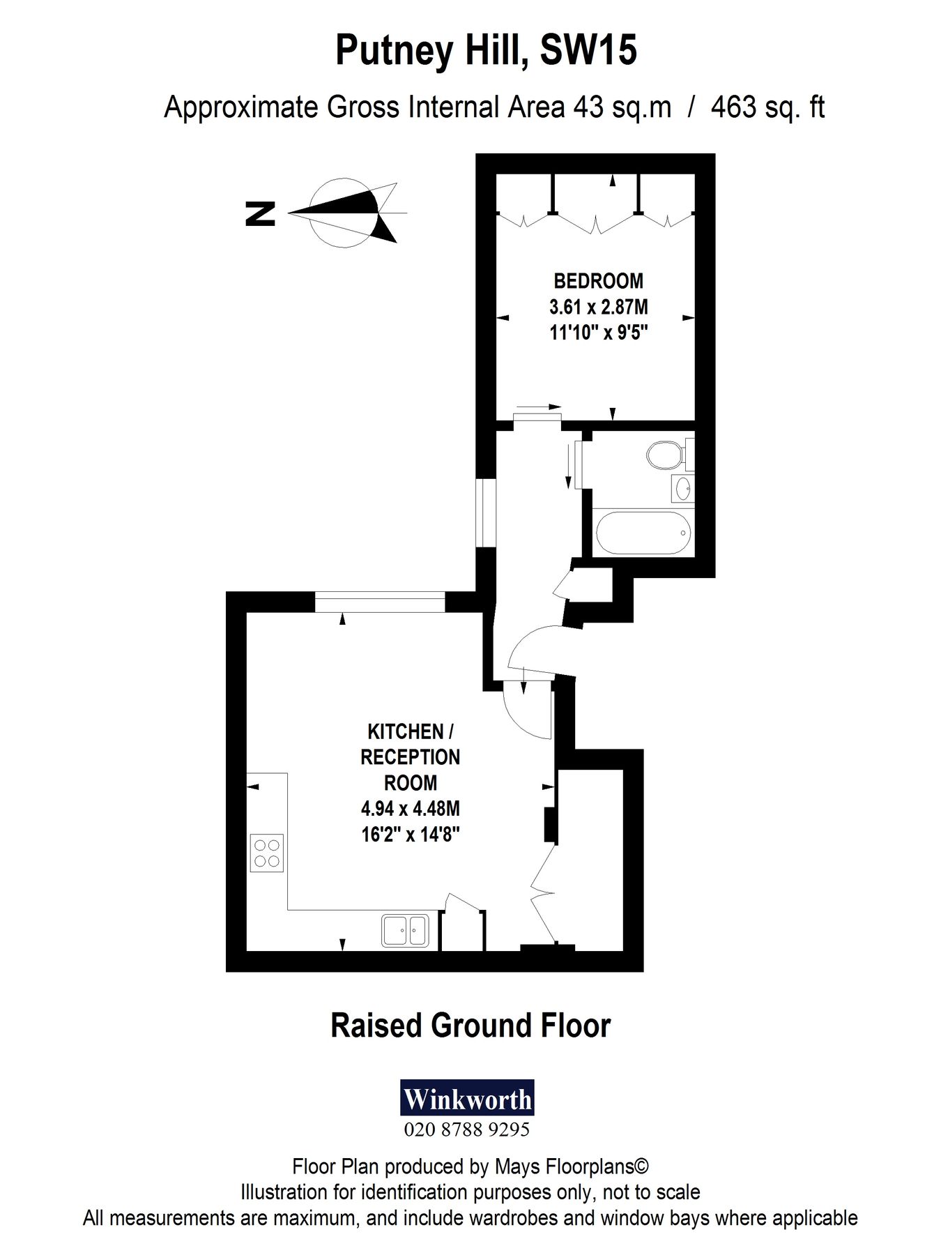 1 bed flat for sale in Putney Hill, Putney, London SW15 - Zoopla