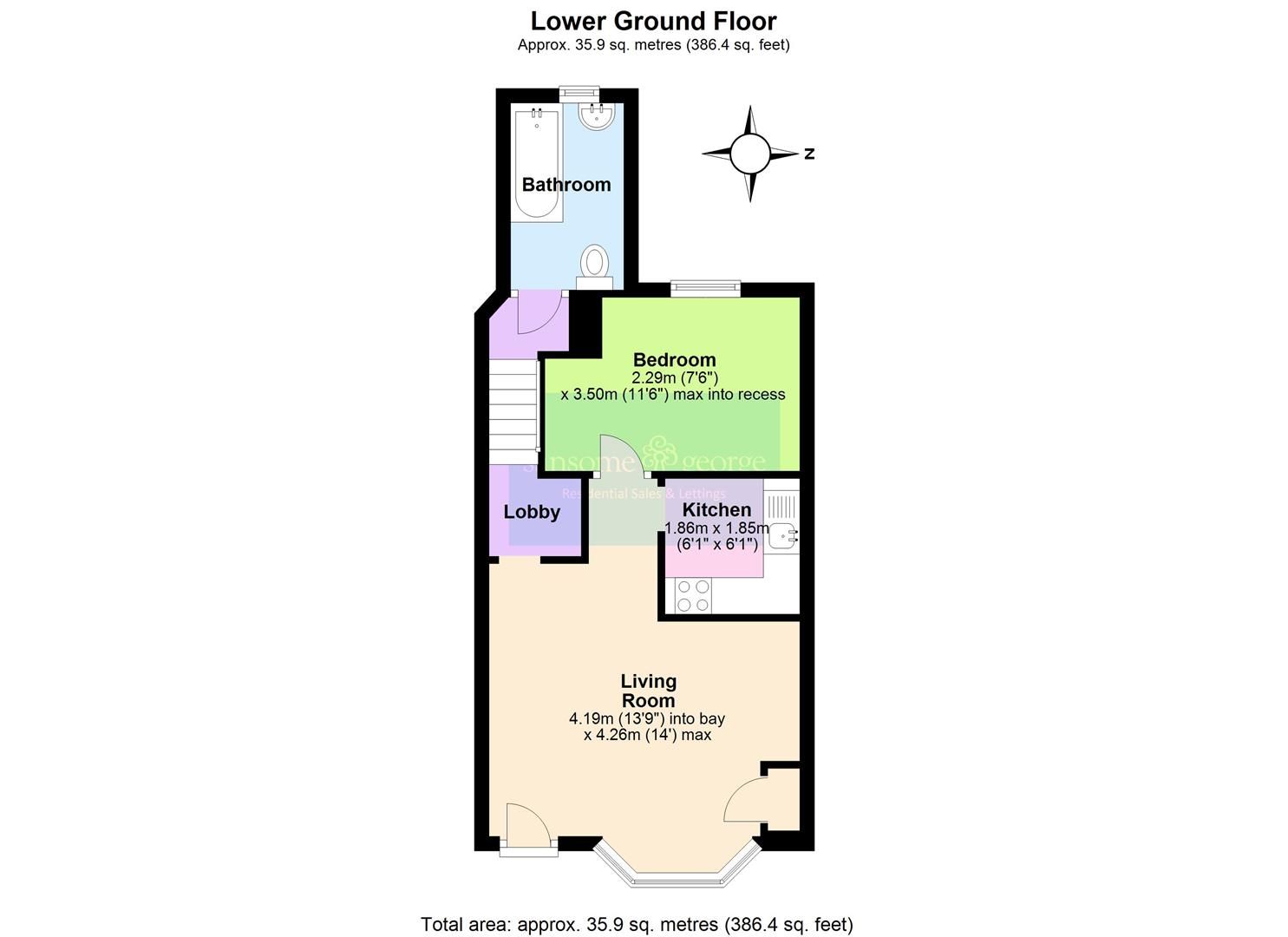1 bed maisonette for sale in George Street, Reading RG1 - Zoopla