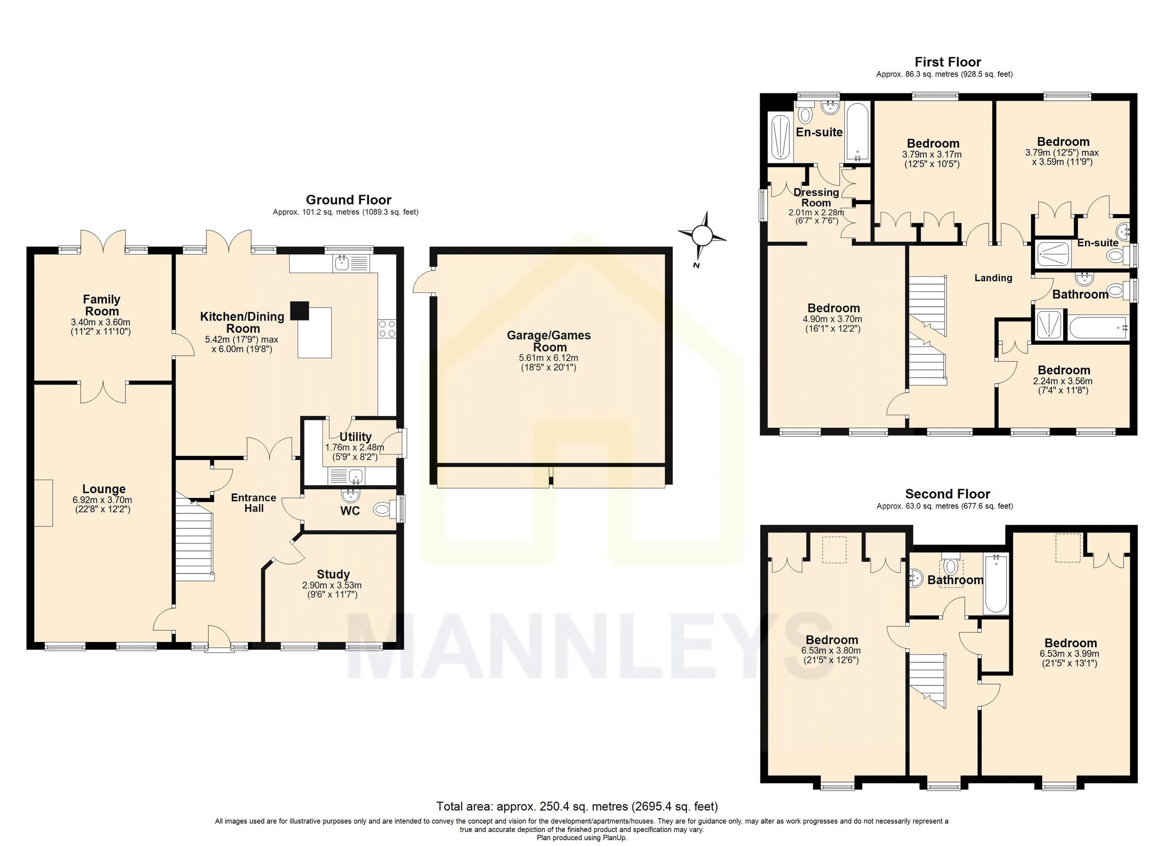 6 bed detached house for sale in Cherry Tree Close, Wellington, Telford ...