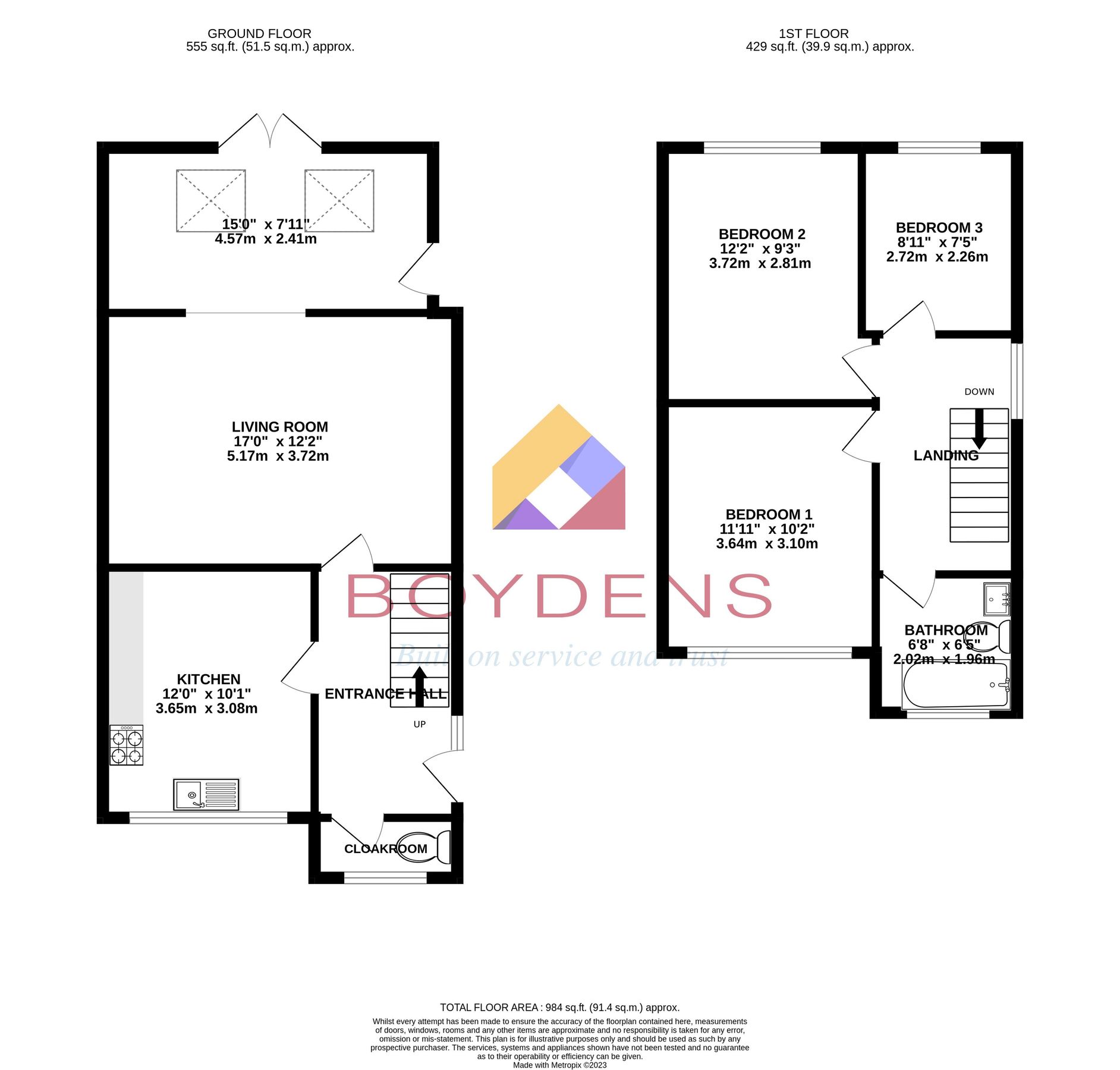 3 bed semi-detached house for sale in Packe Close, Feering, Colchester ...