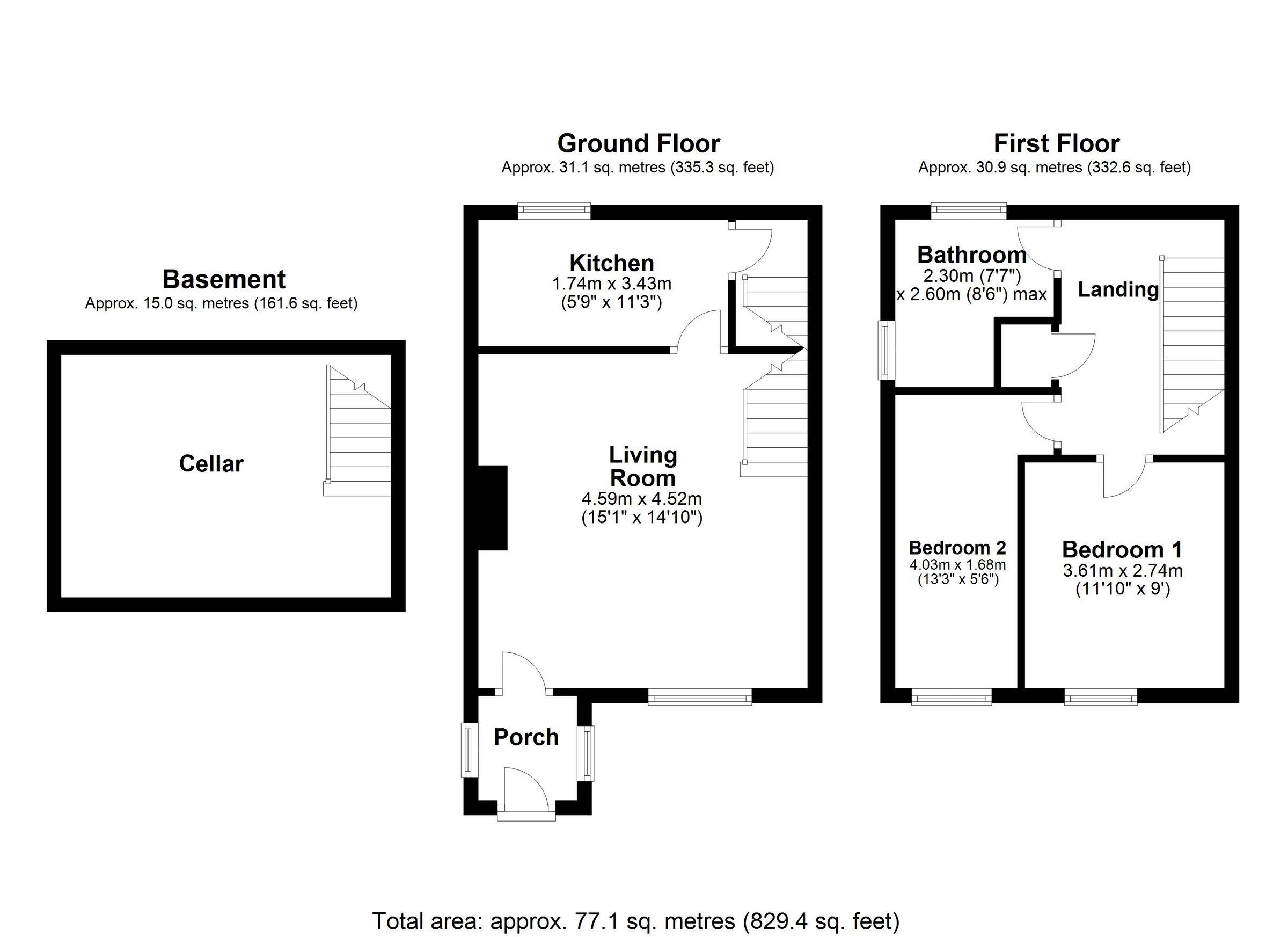 2 Bed End Terrace House For Sale In Mill Moor Road Meltham Holmfirth