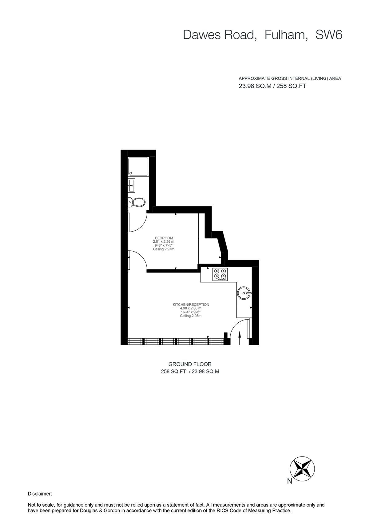 1 bed flat to rent in Dawes Road, London SW6 - Zoopla