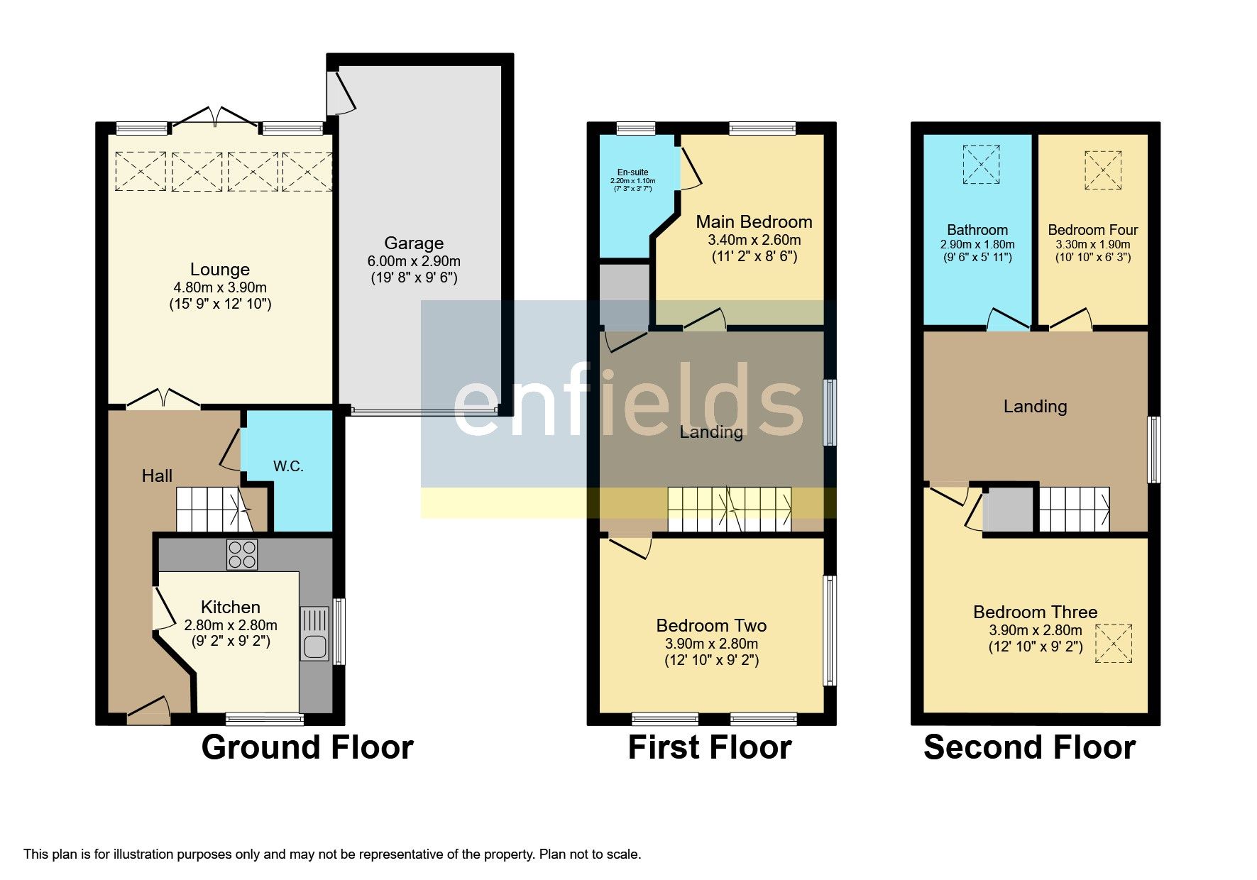 4 Bed Semi Detached House For Sale In Tinning Way Eastleigh Hampshire