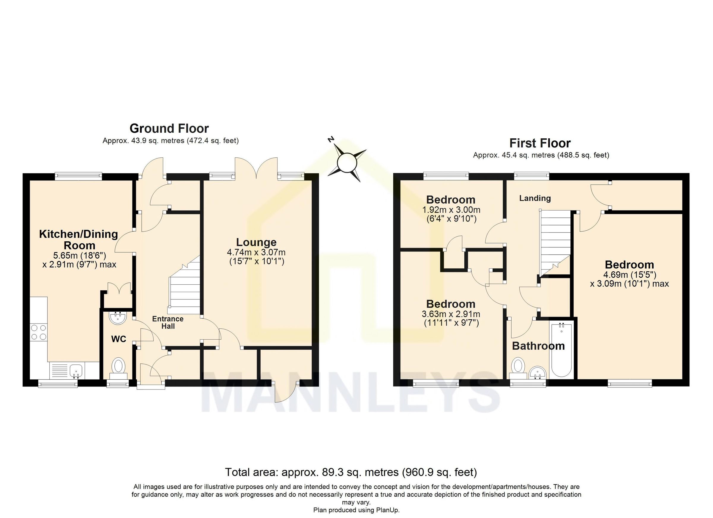 3 bed end terrace house to rent in Burtondale, Brookside, Telford TF3 ...