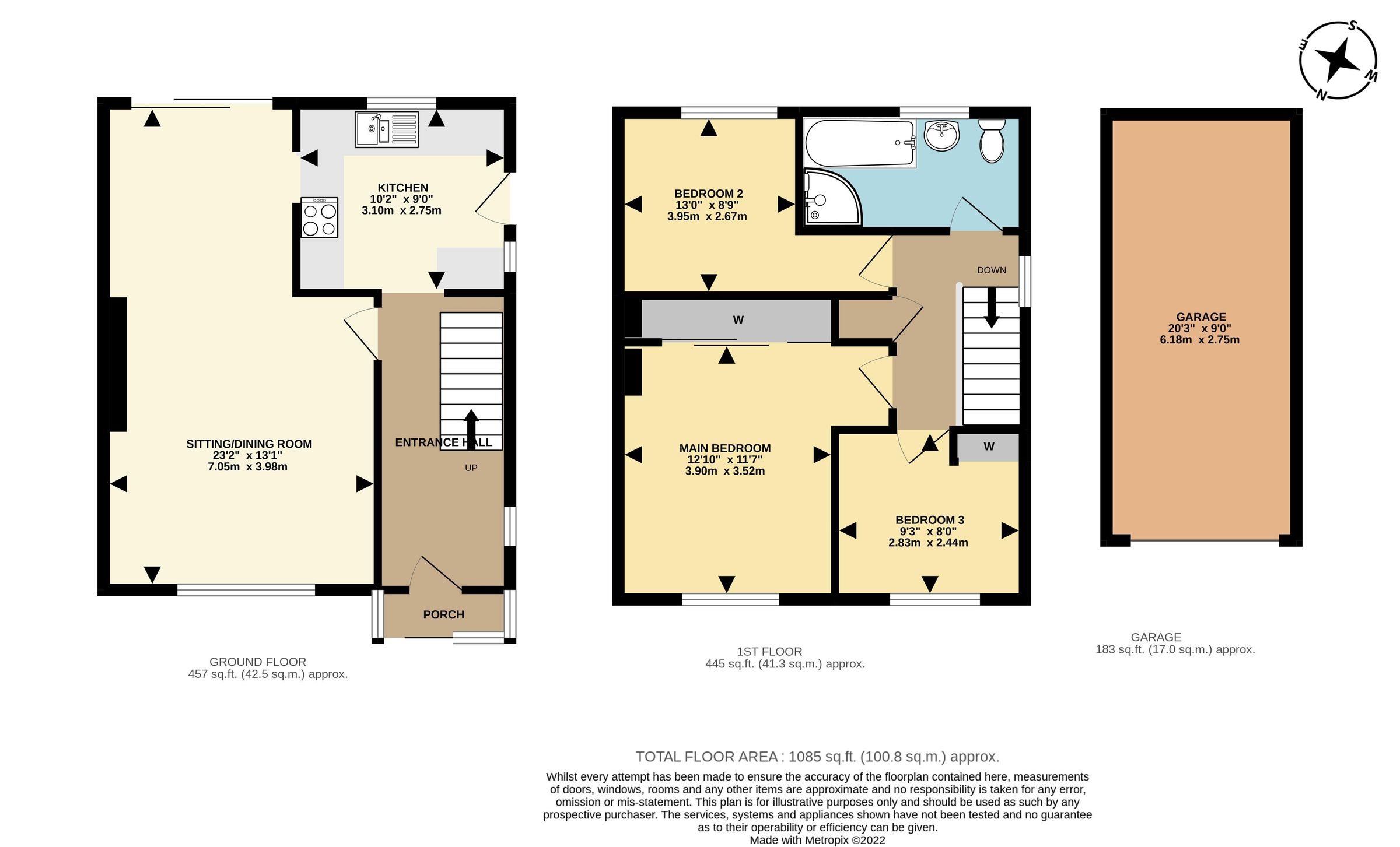 3 bed end terrace house for sale in Radstock Way, Merstham RH1 - Zoopla