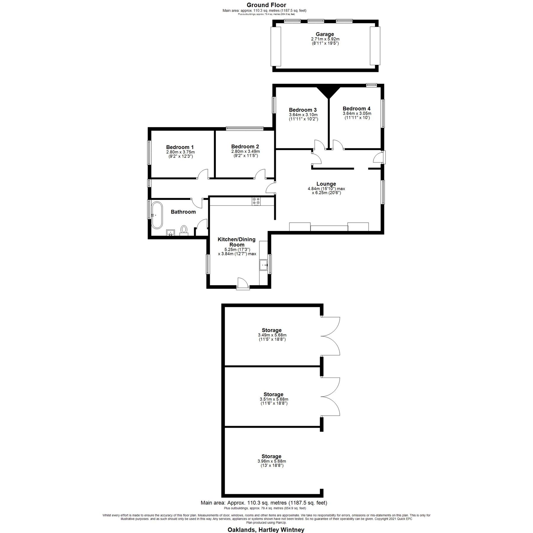4 bed bungalow for sale in Potbridge, Odiham, Hook, Hampshire RG29 - Zoopla